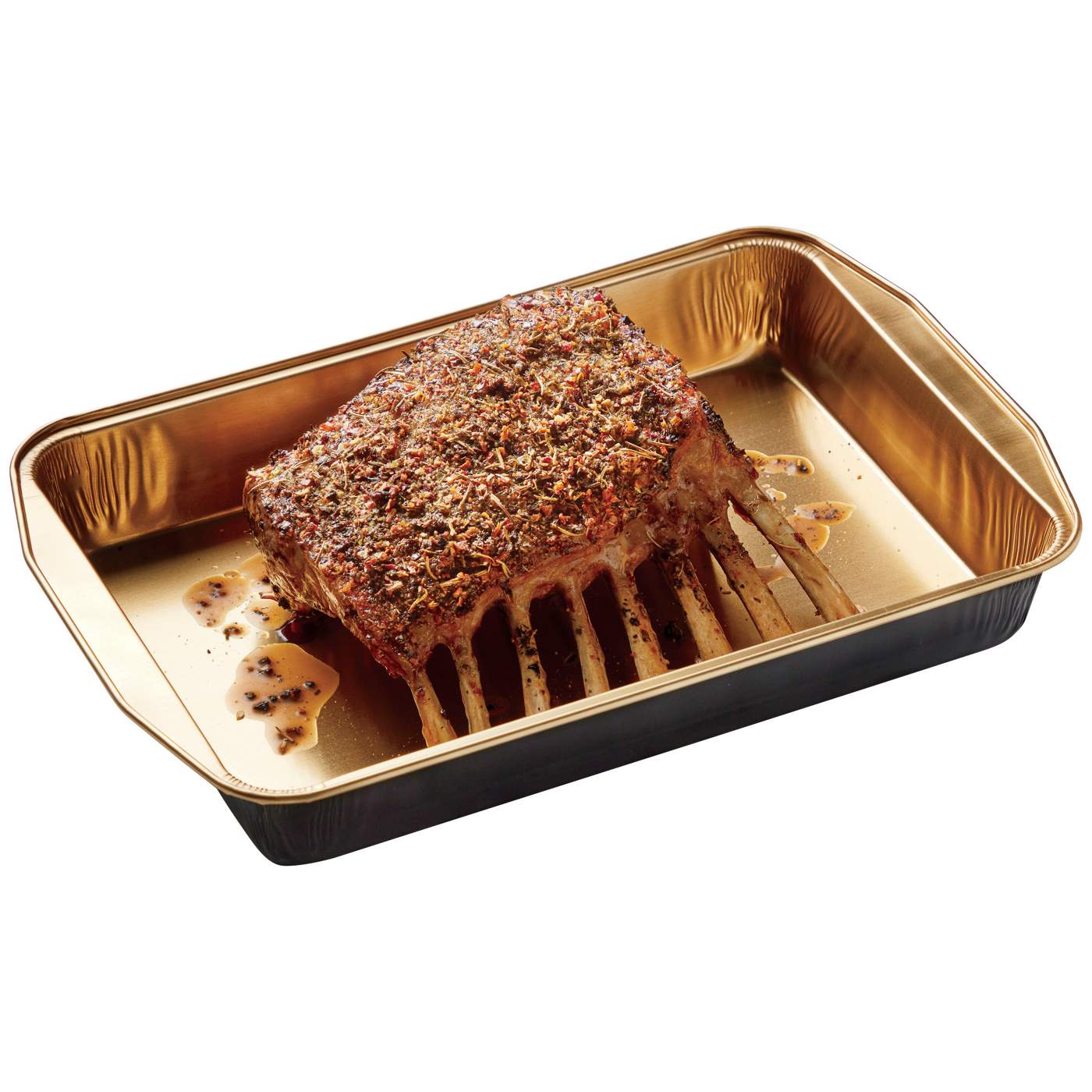 Meal Simple by H-E-B Seasoned Frenched Natural Lamb Rib Roast - Shop ...