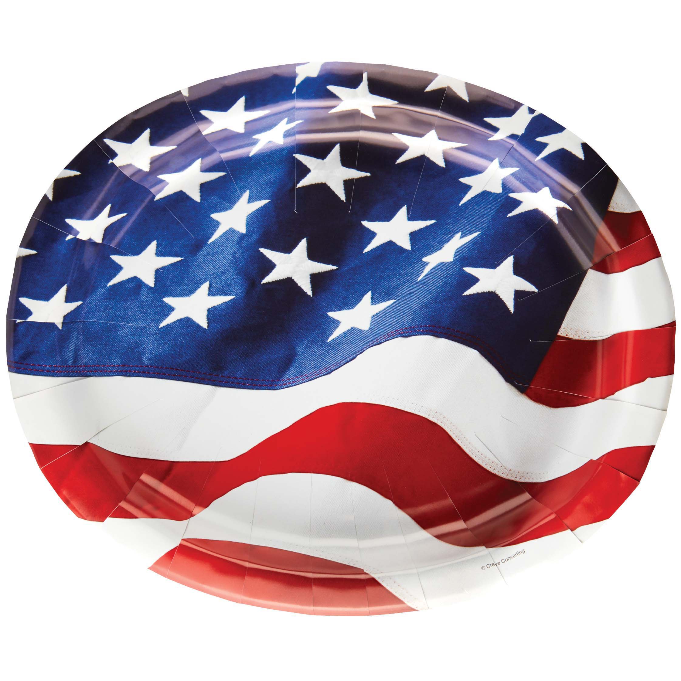 Creative Converting Oval Platter Patriotic Flag - Shop Plates & bowls ...