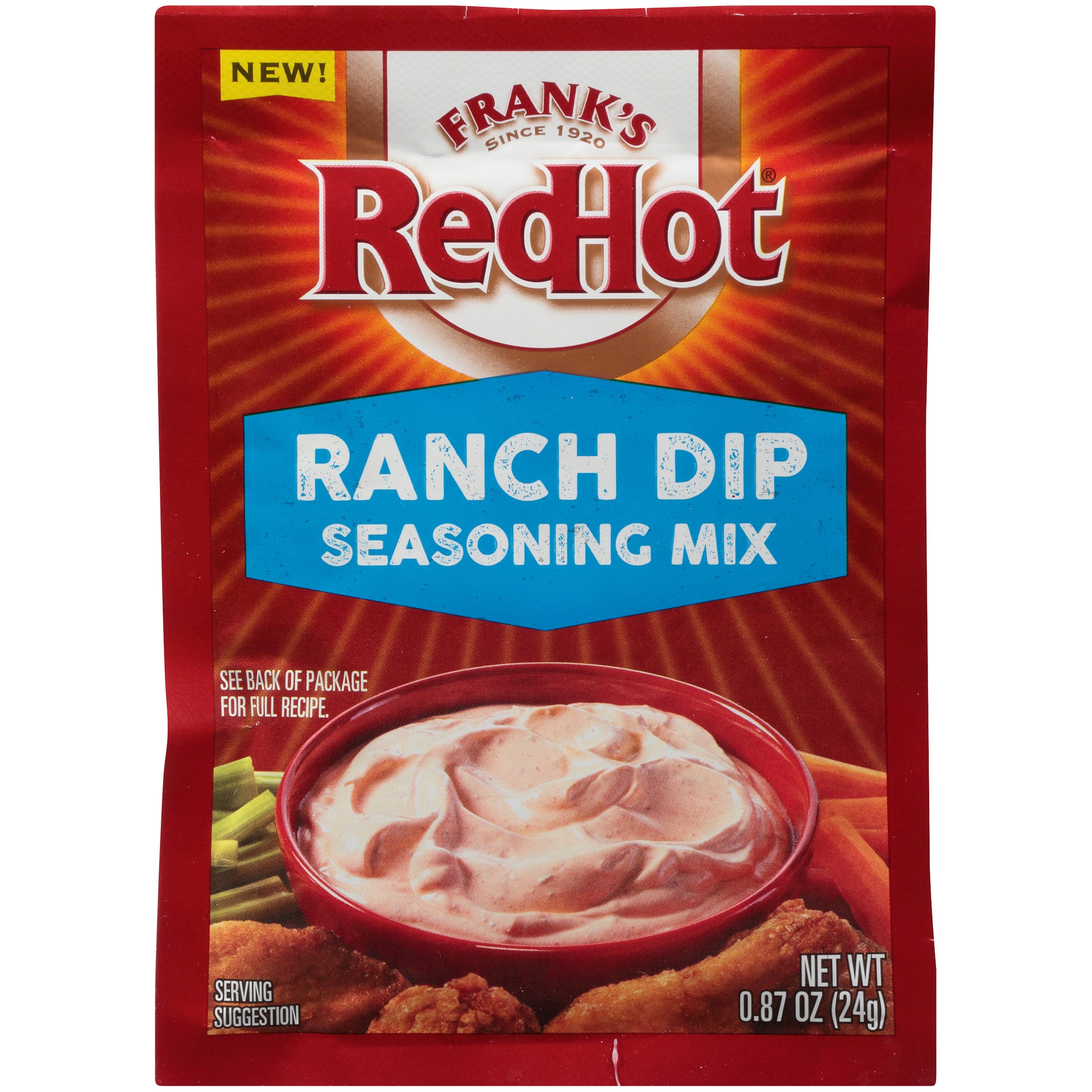 Frank's Red Hot Ranch Dip Seasoning Mix - Shop Spice Mixes at H-E-B