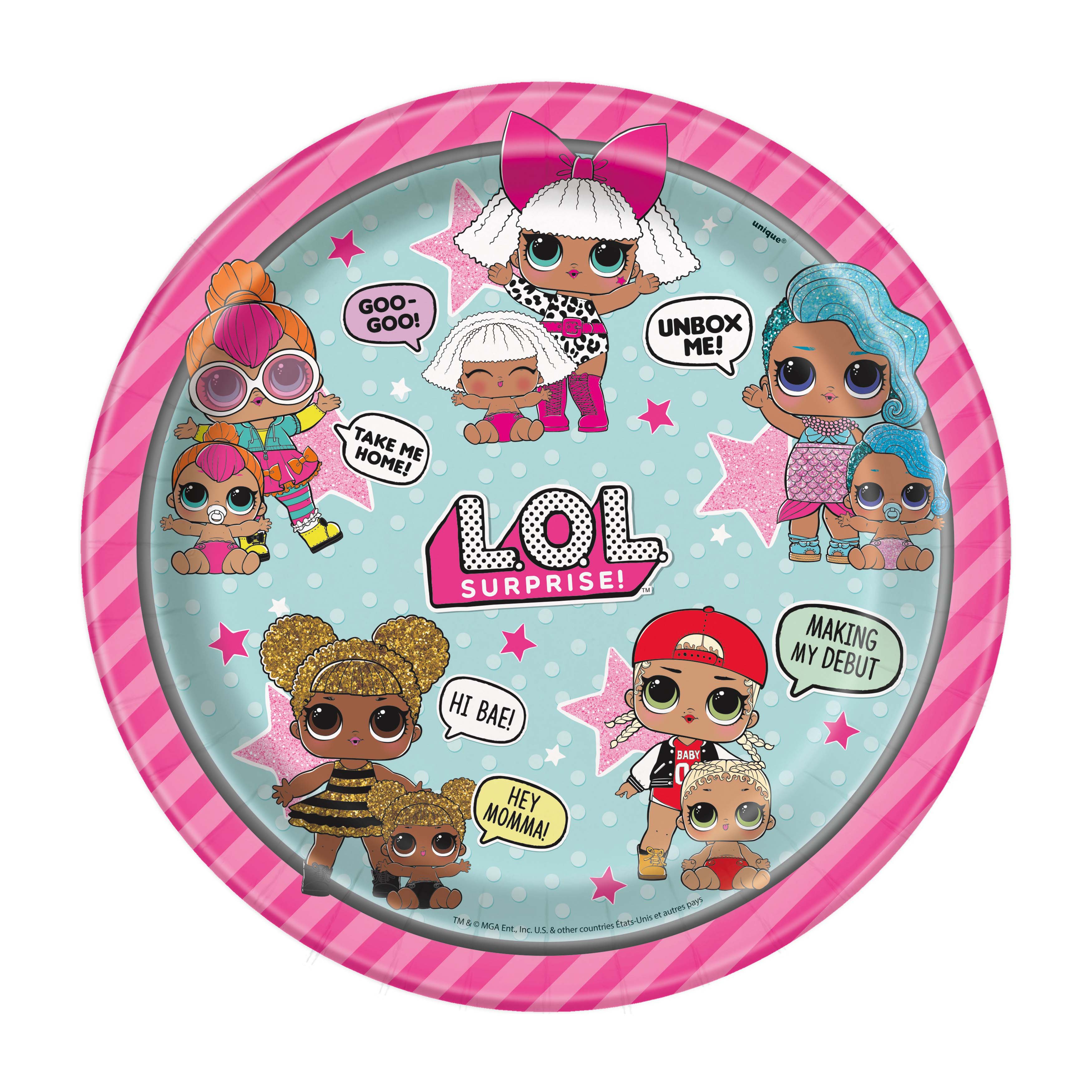 Unique LOL Surprise Party Plates - Shop Plates & Bowls at H-E-B