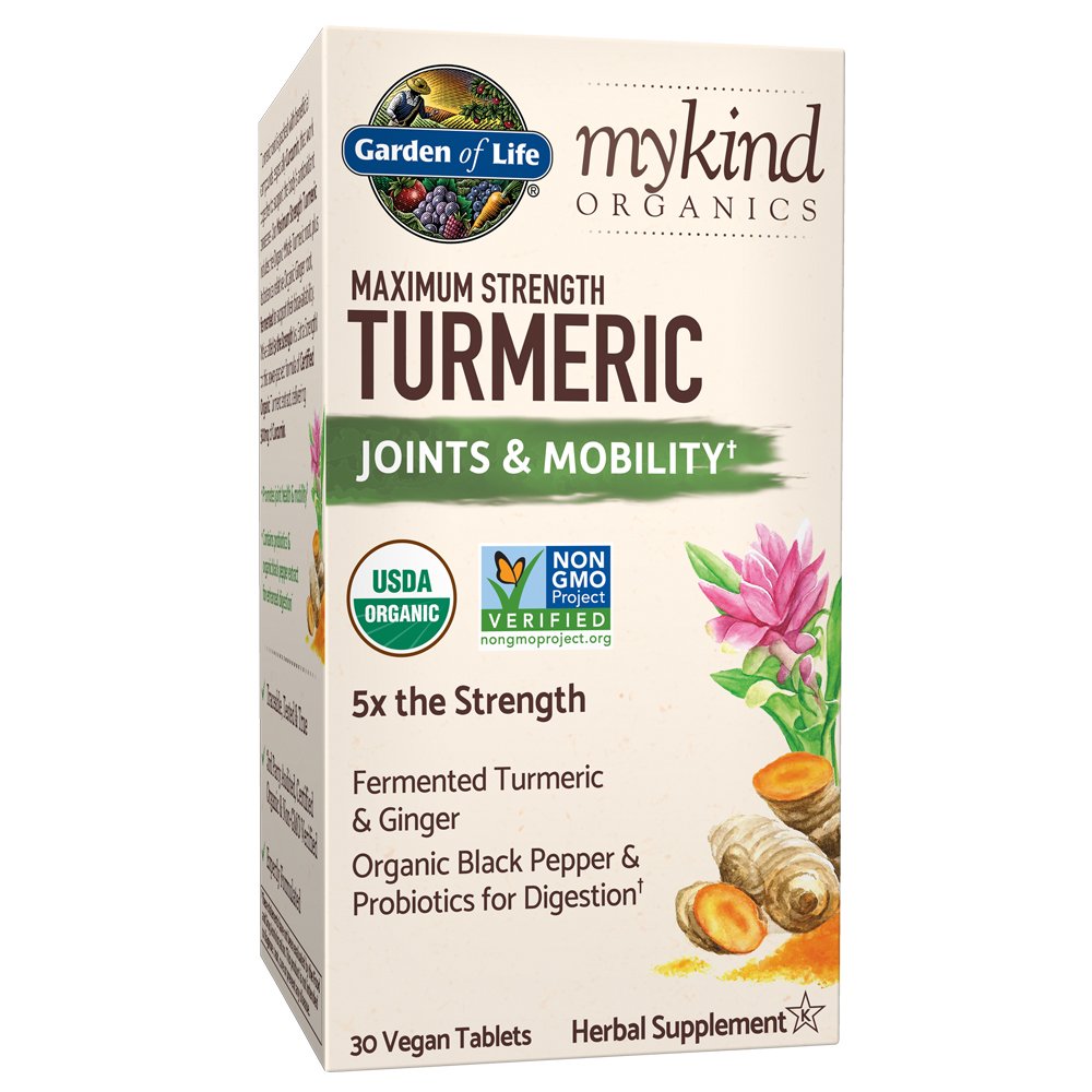 Garden of Life My Kind Organic Maximum Strength Turmeric Tablets - Shop ...