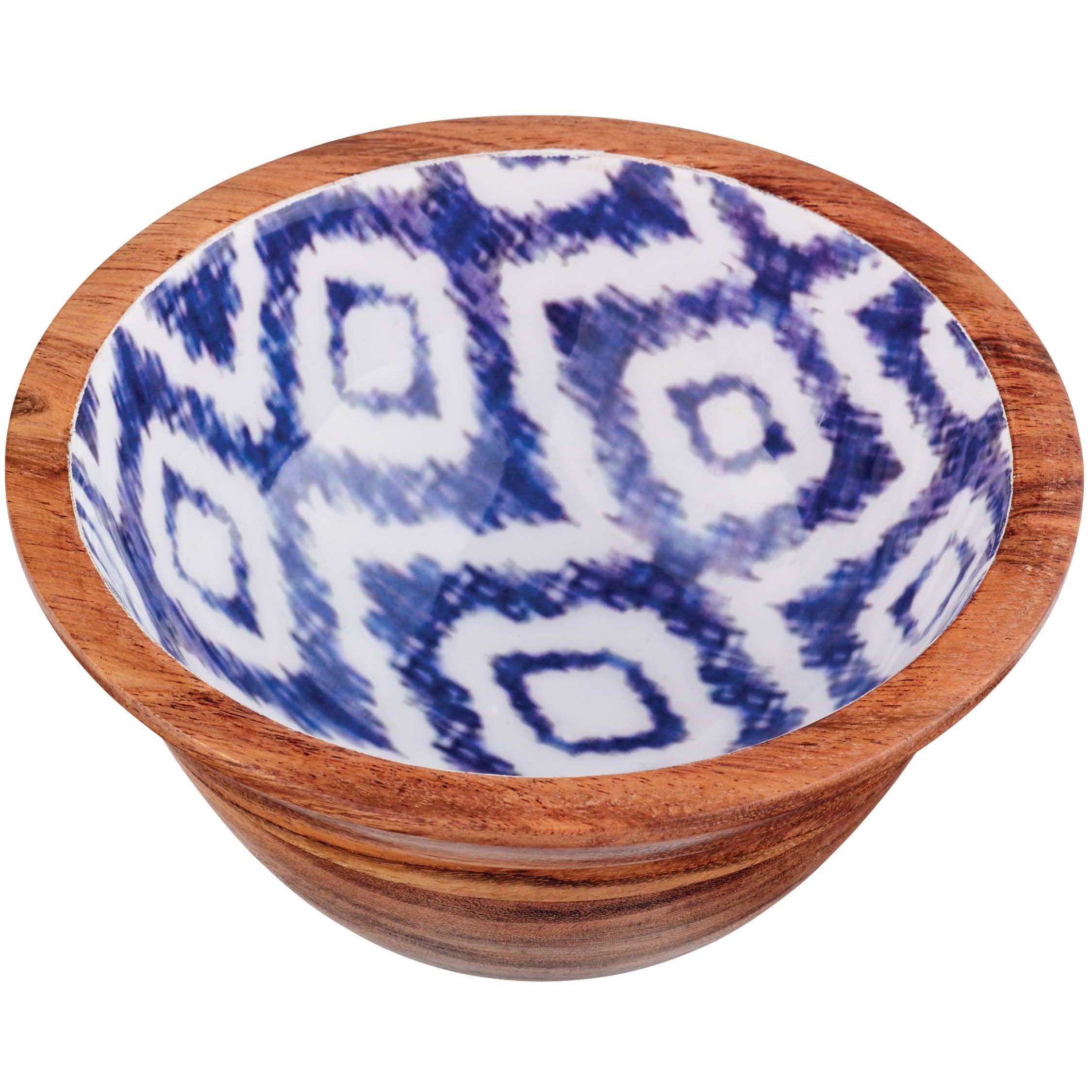 Kitchen & Table Blue & White Ikat Bowl - Shop Bowls at H-E-B