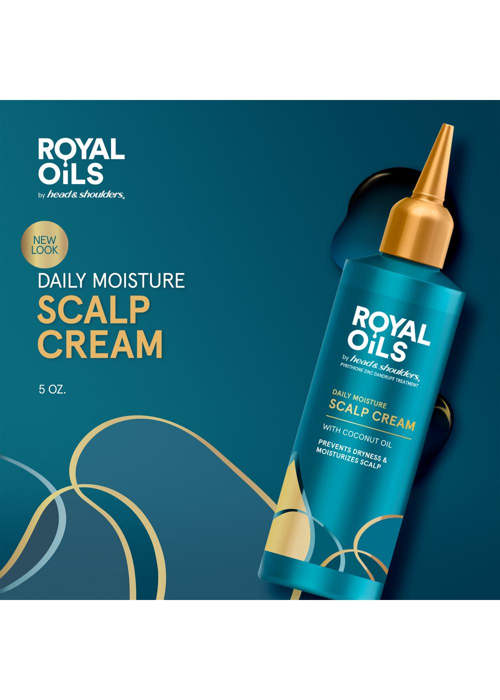 Head & Shoulders Royal Oils Daily Moisture Scalp Cream - Coconut Oil ...