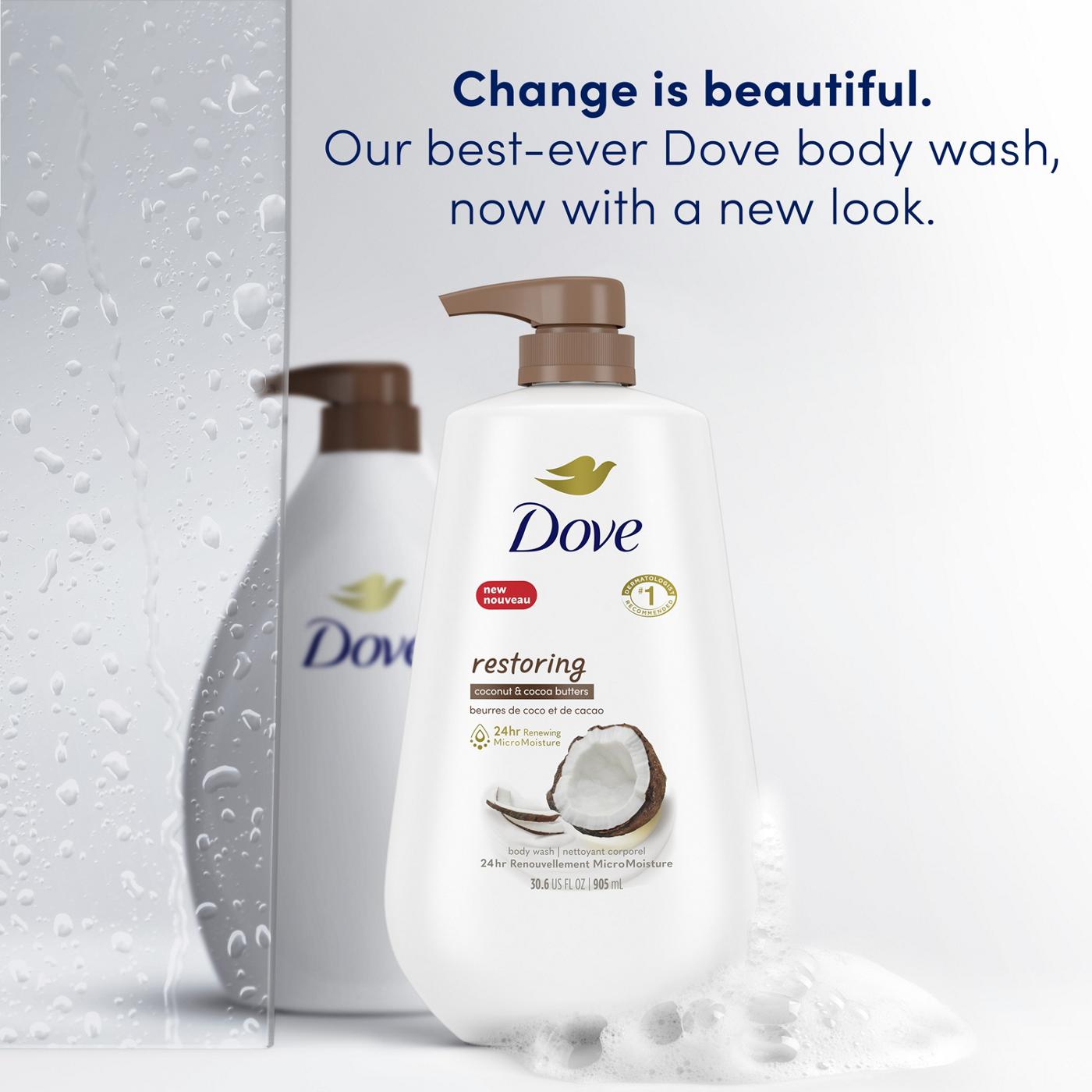 Dove Restoring Body Wash with Pump - Coconut & Cocoa Butters - Shop ...