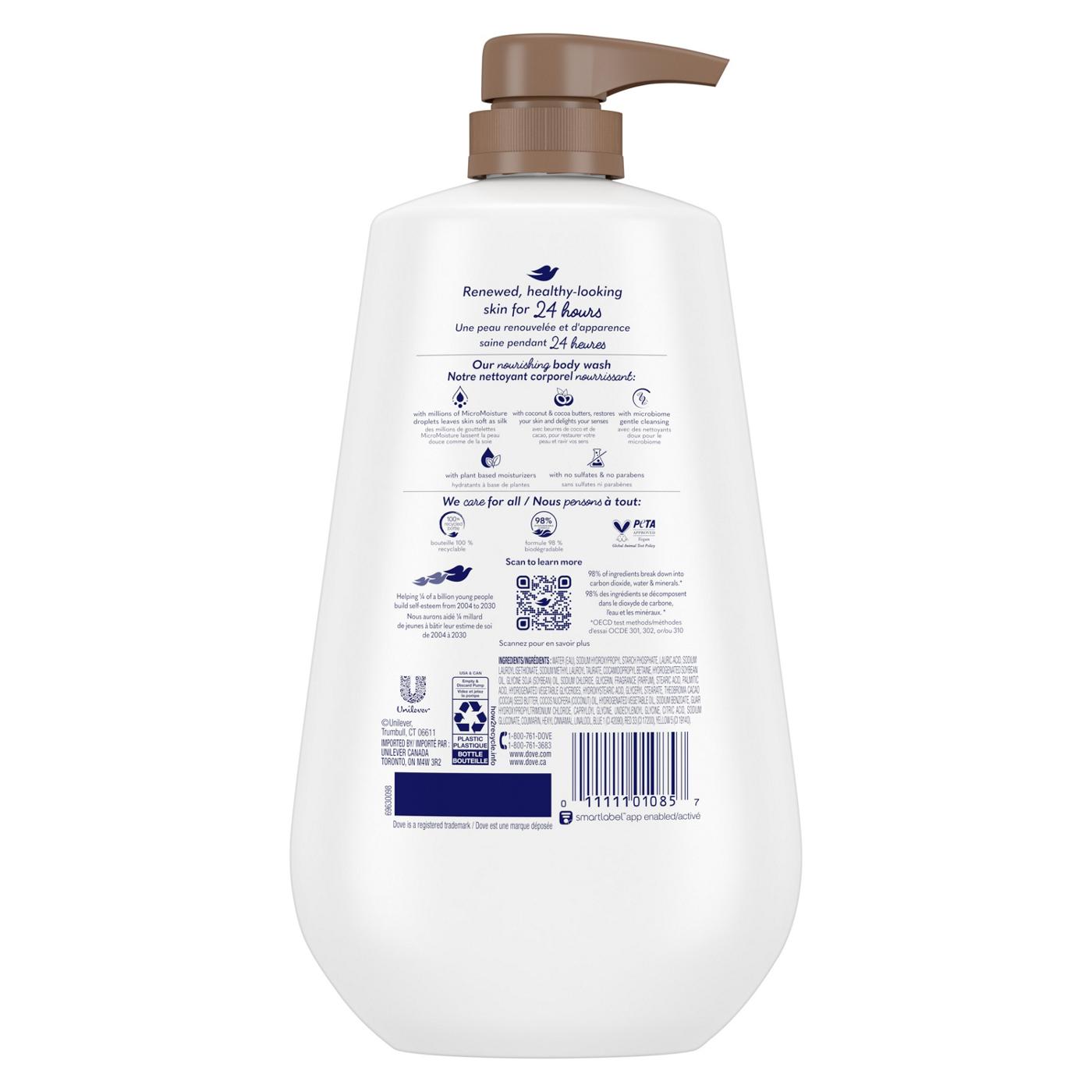 Dove Restoring Body Wash with Pump - Coconut & Cocoa Butters - Shop ...