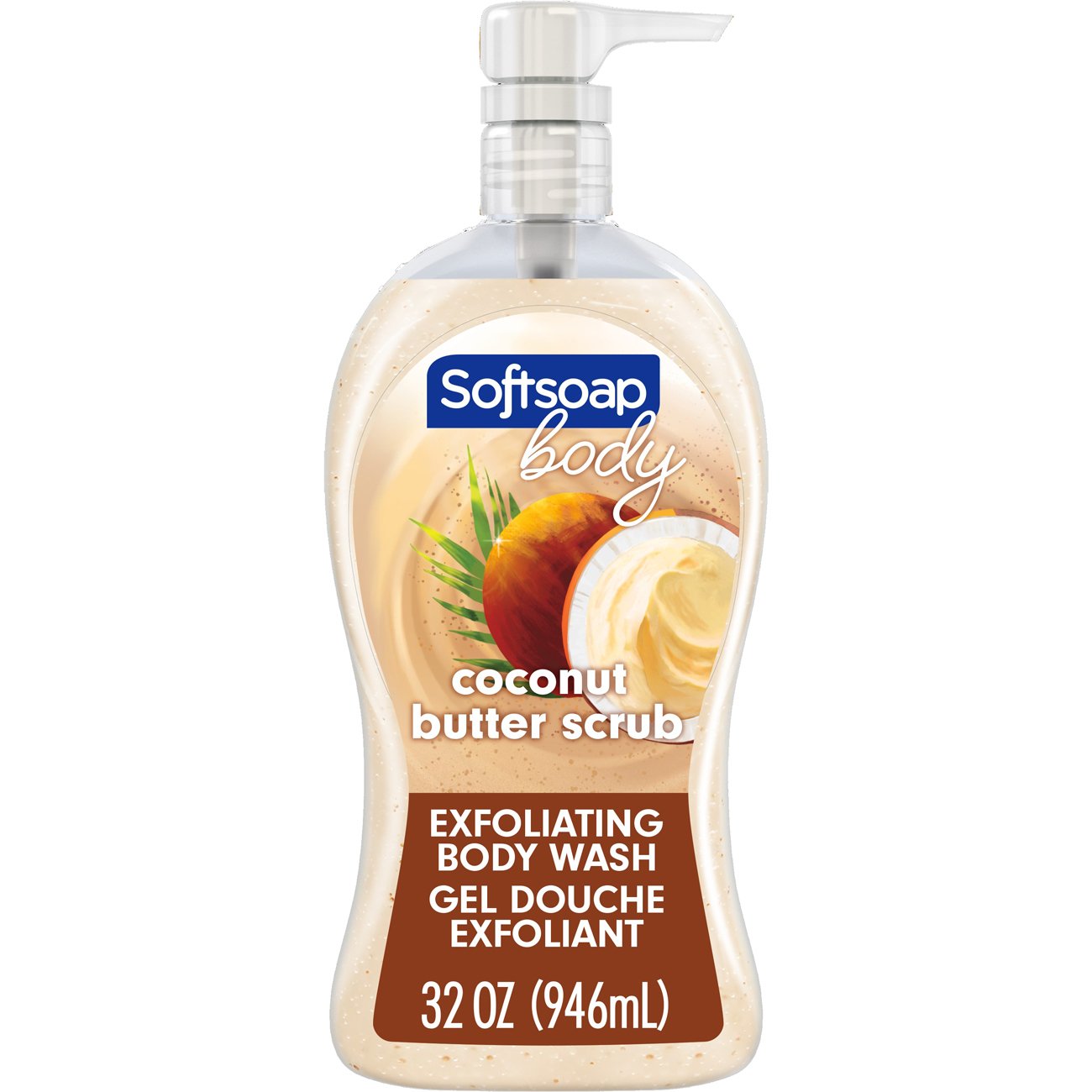 Softsoap Pump Body Wash - Coconut Butter Scrub - Shop Body wash at H-E-B