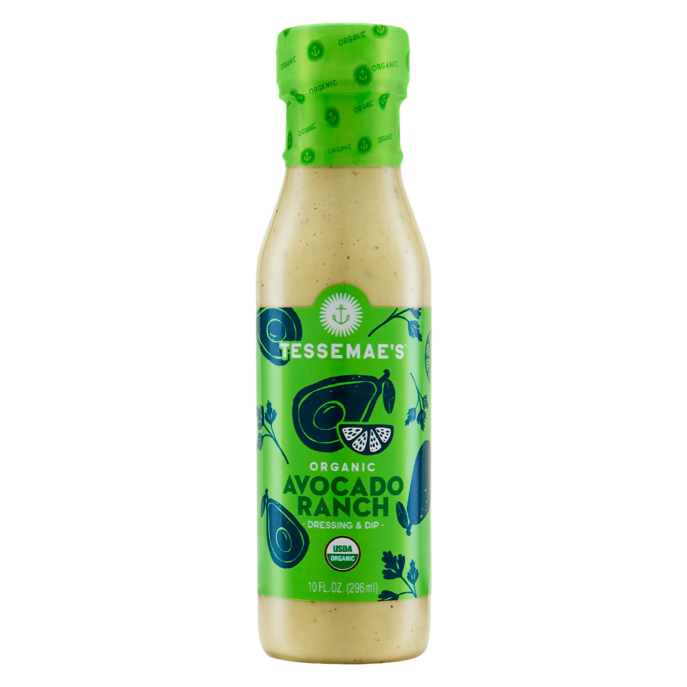 Tessemae's Organic Avocado Ranch Dressing (Sold Cold) - Shop Salad ...
