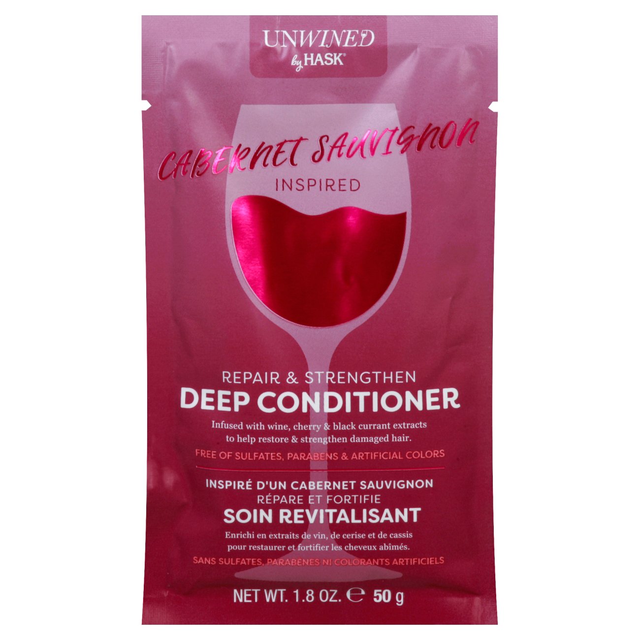 Hask Cabernet Sauvignon Deep Conditioner Packet - Shop Hair Care at H-E-B