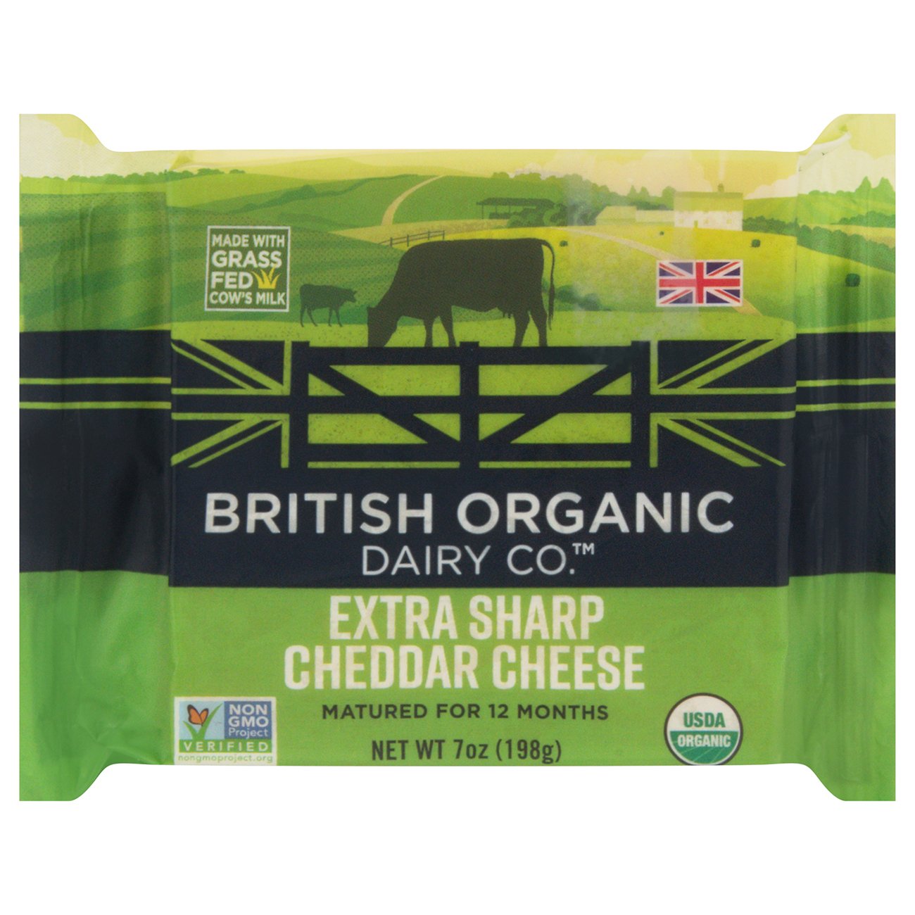 British Organic Dairy Co. Extra Sharp Cheddar Cheese - Shop Cheese at H-E-B