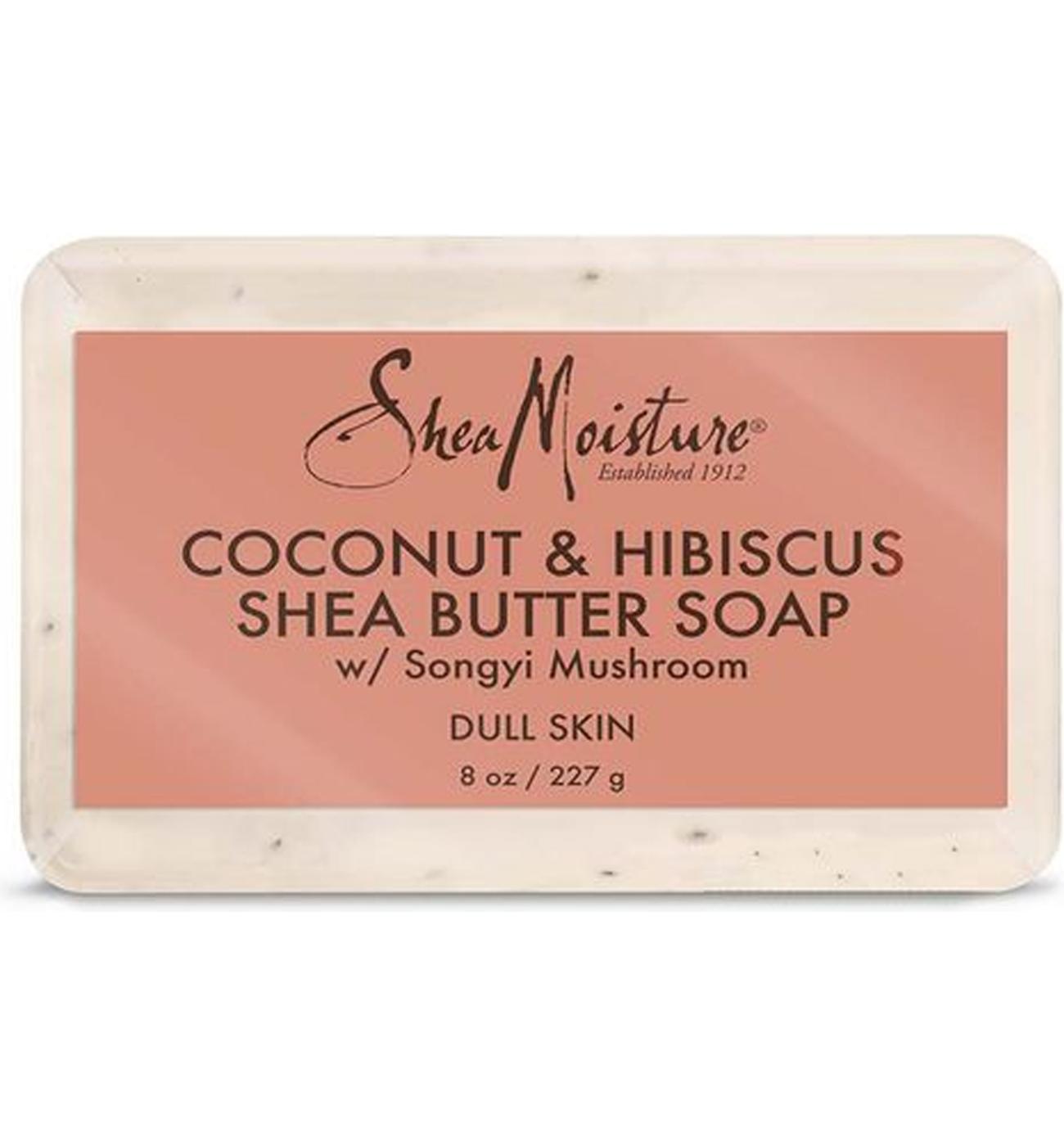 Shea Moisture Shear Butter Bar Soap Coconut & Hibiscus - Shop Hand ...