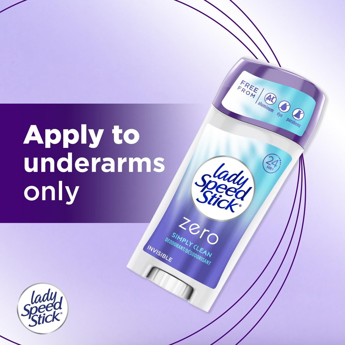 Lady Speed Stick Zero Simply Clean Deodorant - Shop Deodorant ...