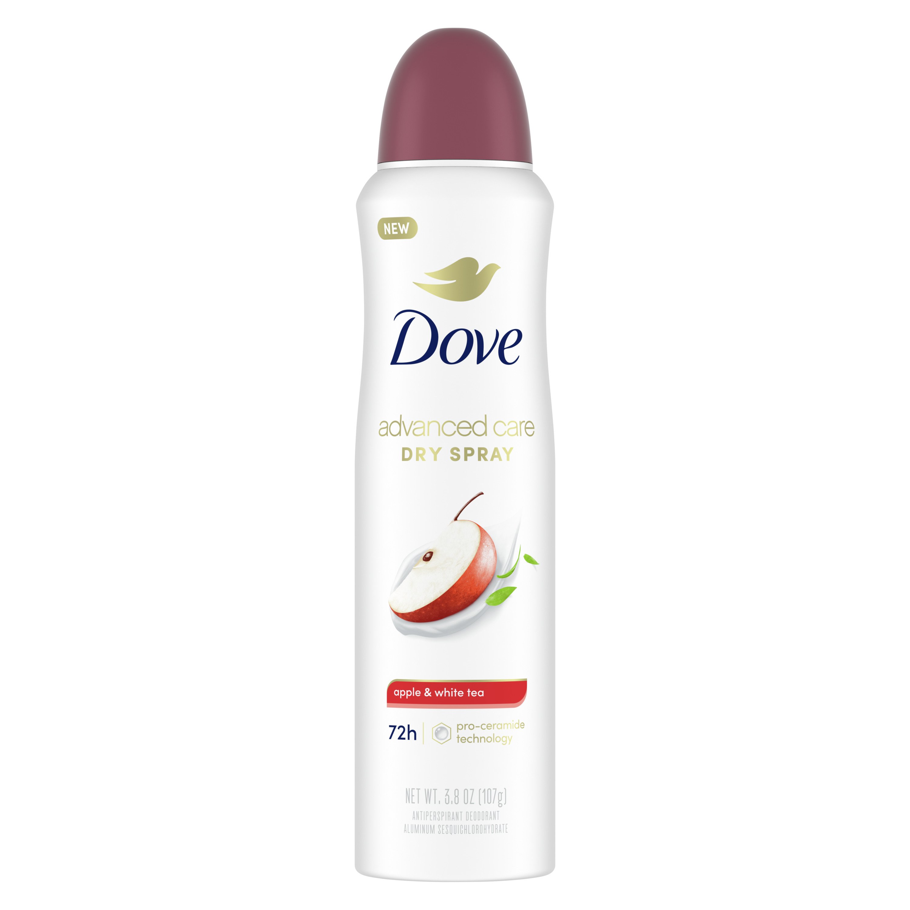 Dove Advanced Care Antiperspirant Deodorant Spray Apple & White Tea ...