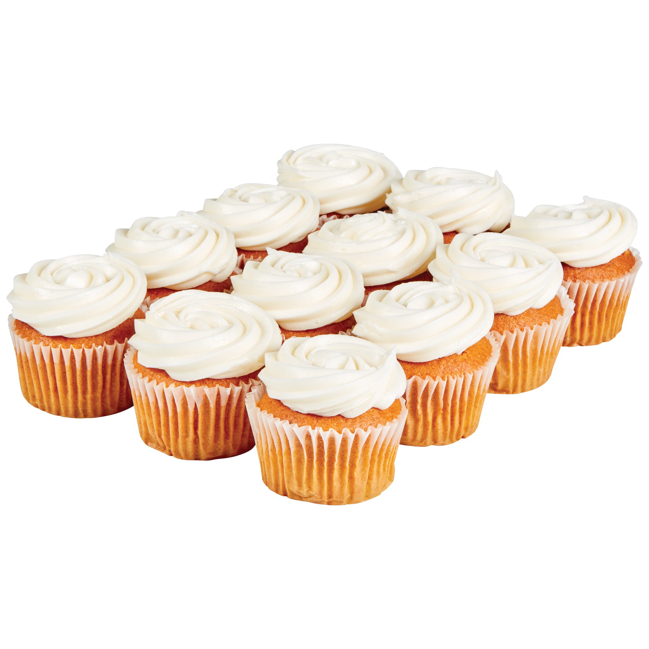 H-E-B Bakery Cream Cheese Iced Pumpkin Cupcakes - Shop Standard ...