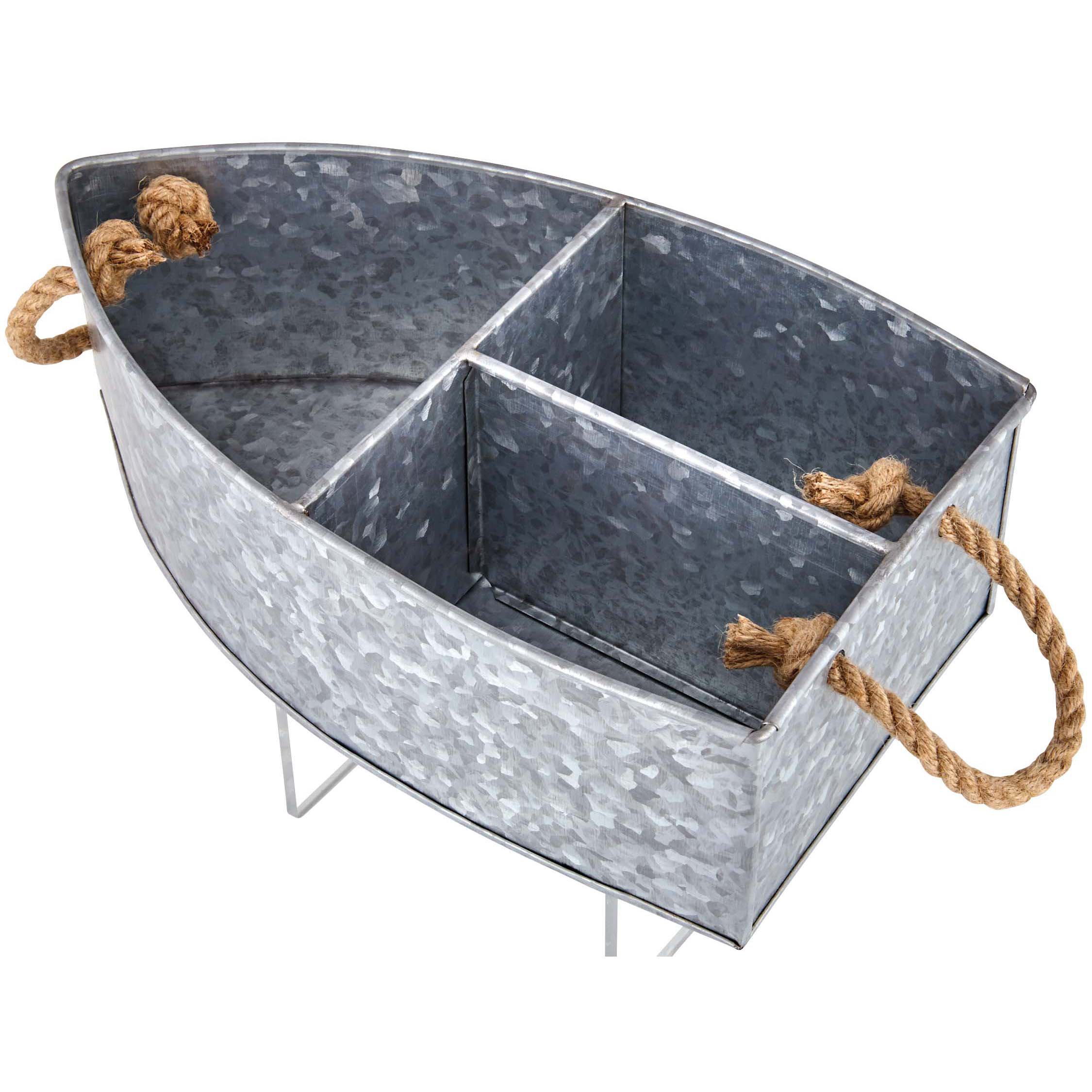 Haven & Key Galvanized Boat Utensil Caddy - Shop Serving dishes at H-E-B
