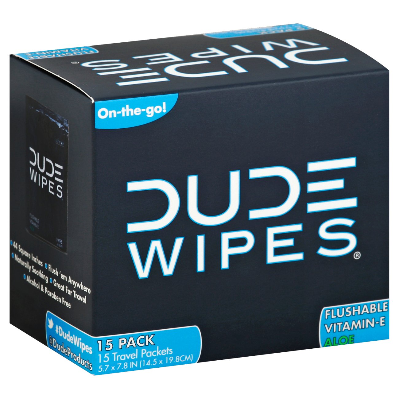 Dude Individual Flushable Wipes - Shop Toilet Paper at H-E-B