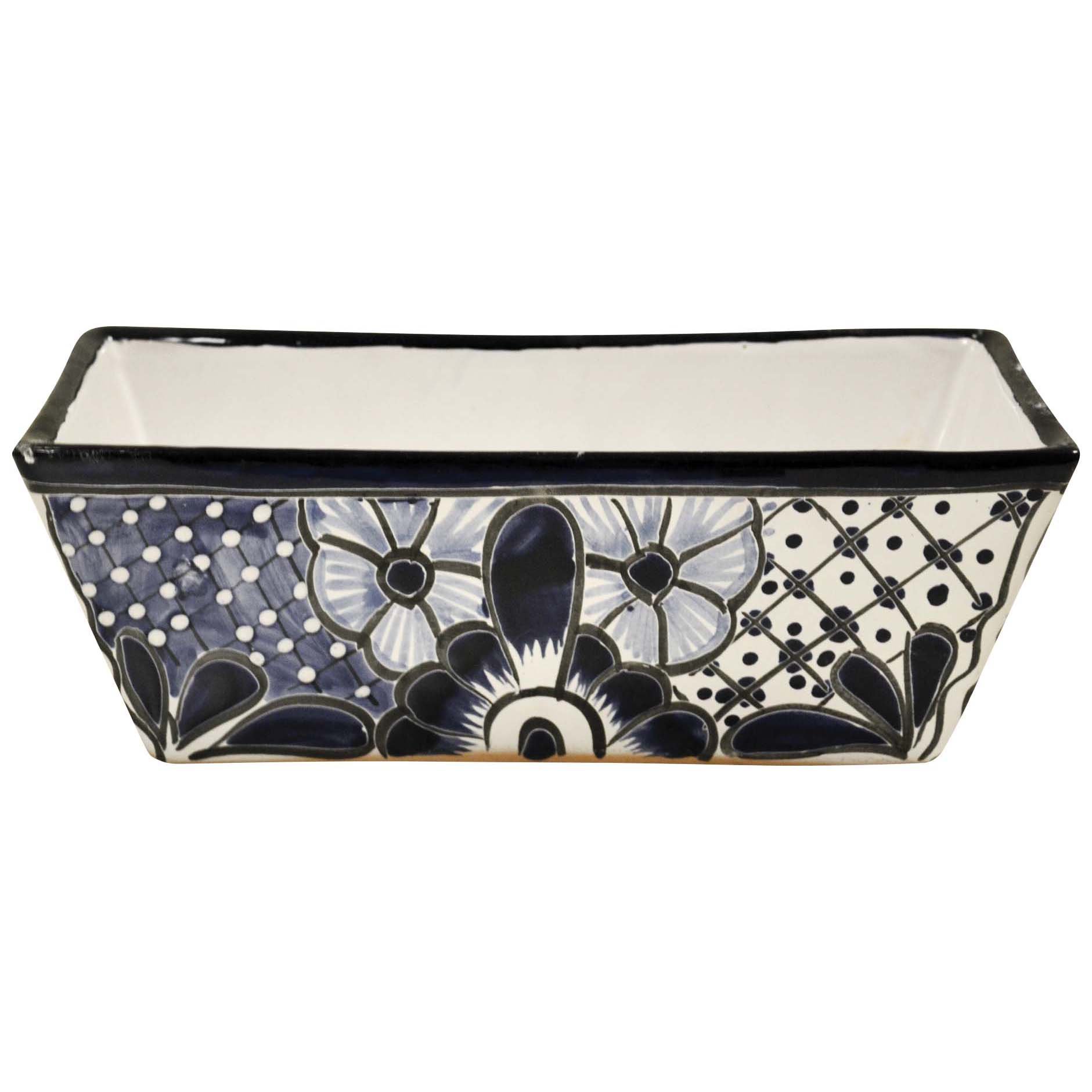 Blue Orange Pottery Azul Cofre Planter - Shop Pots & planters at H-E-B