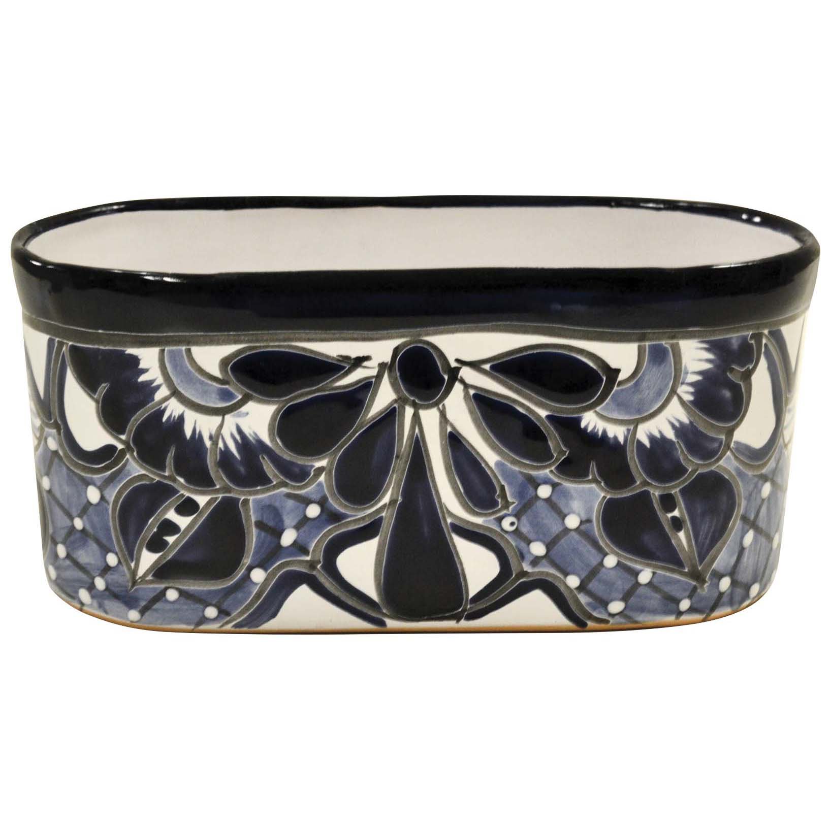 Blue Orange Pottery Azul Cesto Planter - Shop Pots & planters at H-E-B