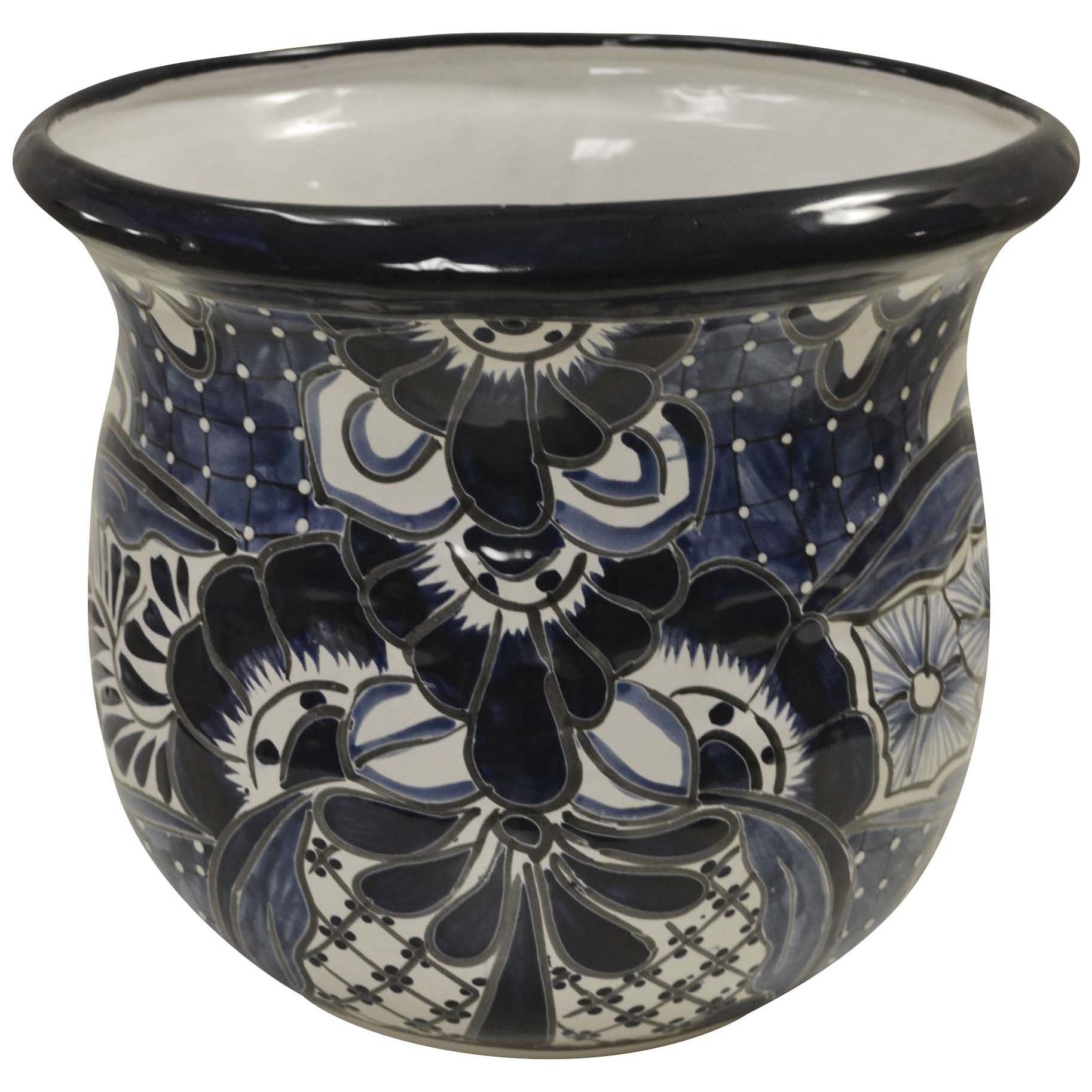 Blue Orange Pottery Azul Tejado Planter - Shop Pots & Planters at H-E-B