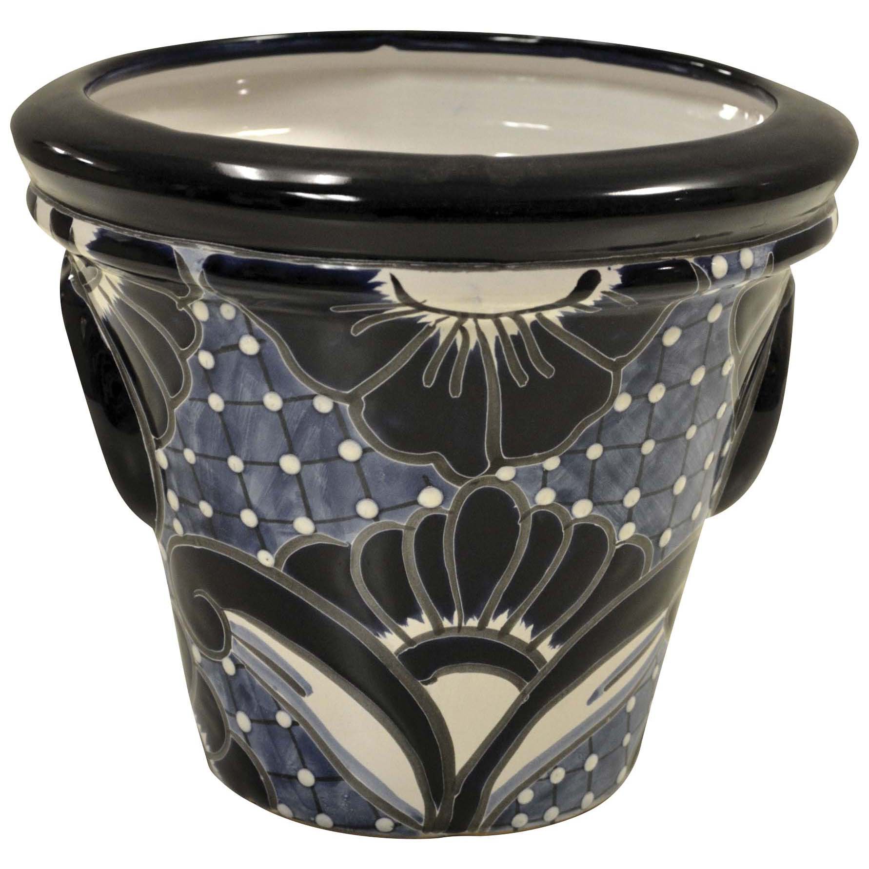 Blue Orange Pottery Azul Vaso Aro Planter - Shop Pots & planters at H-E-B