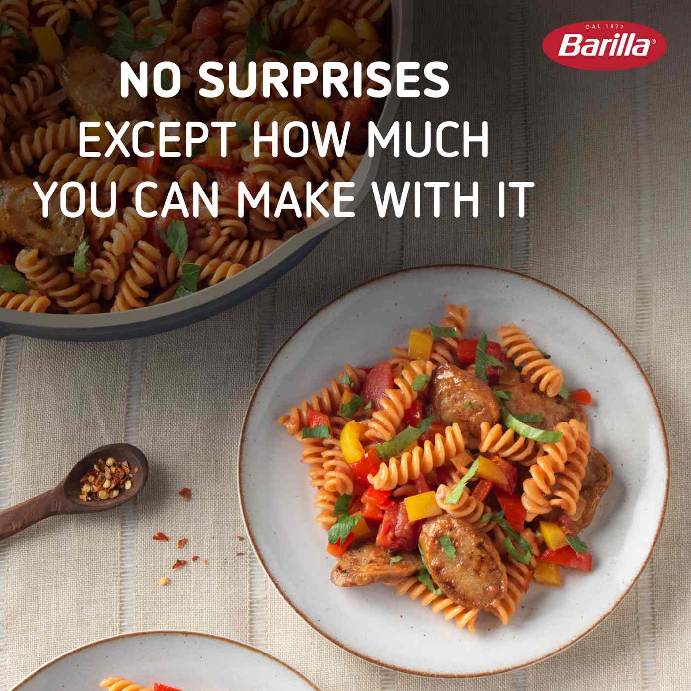 Barilla 14g Protein Red Lentil Rotini Pasta - Shop Pasta at H-E-B