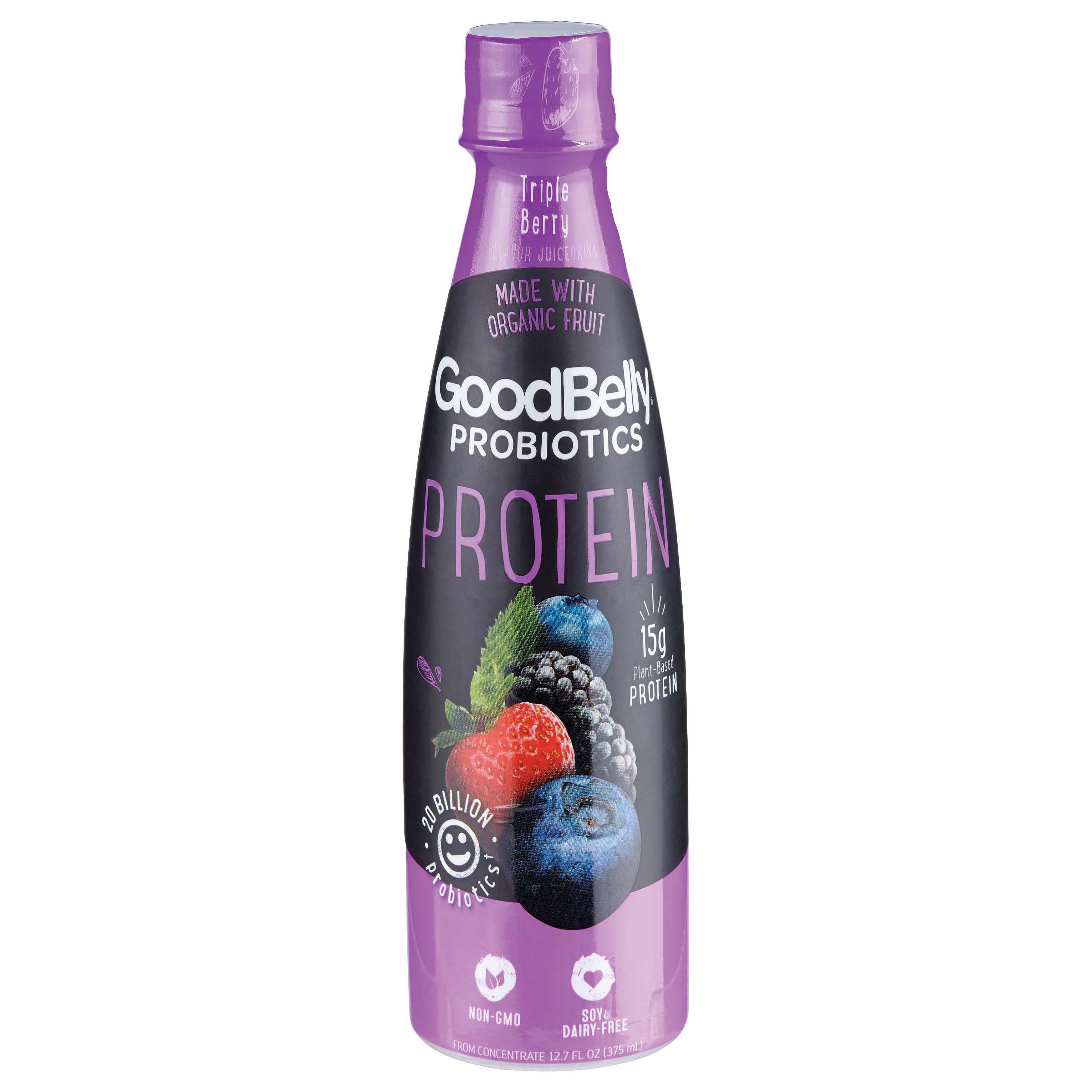 GoodBelly Probiotics Triple Berry Protein Shake - Shop Juice at H-E-B