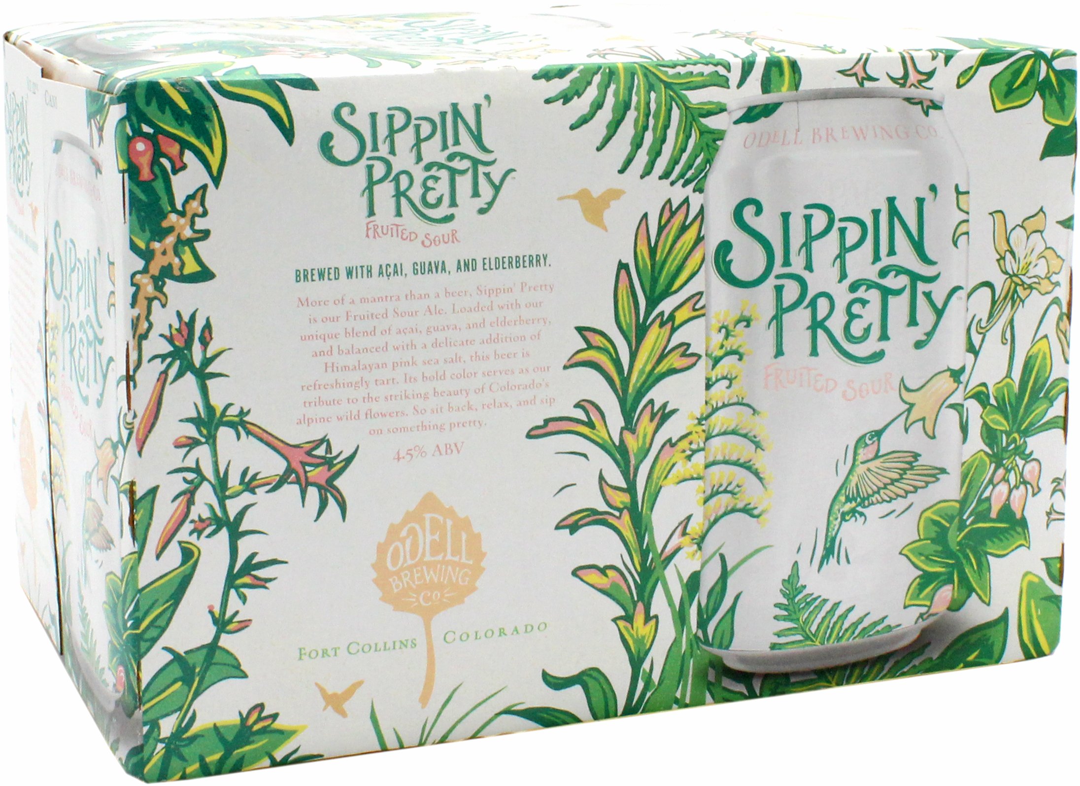 Odell Sippin' Pretty Fruit Sour Beer 12 oz Cans - Shop Beer at H-E-B