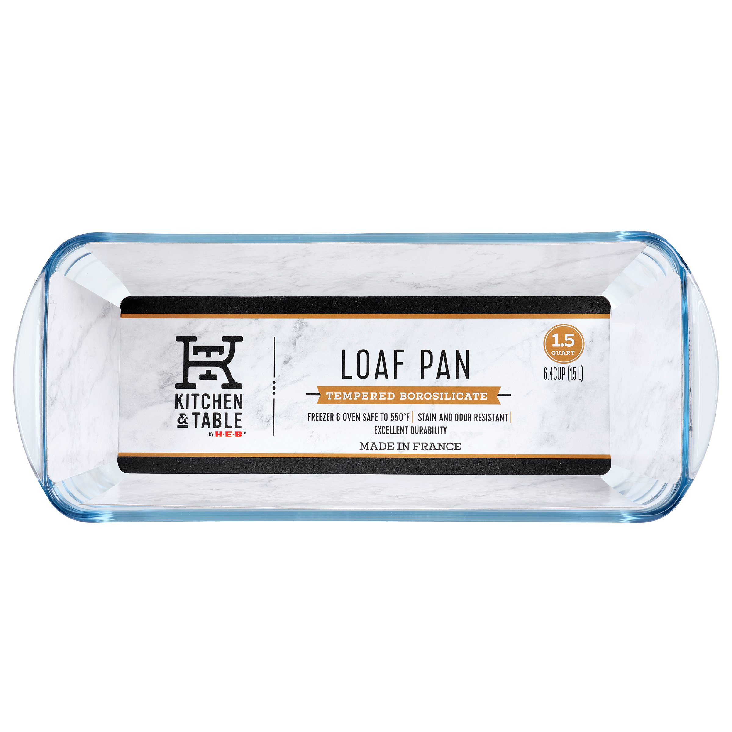 Kitchen & Table by H-E-B Tempered Borosilicate Loaf Pan - Shop Pans ...