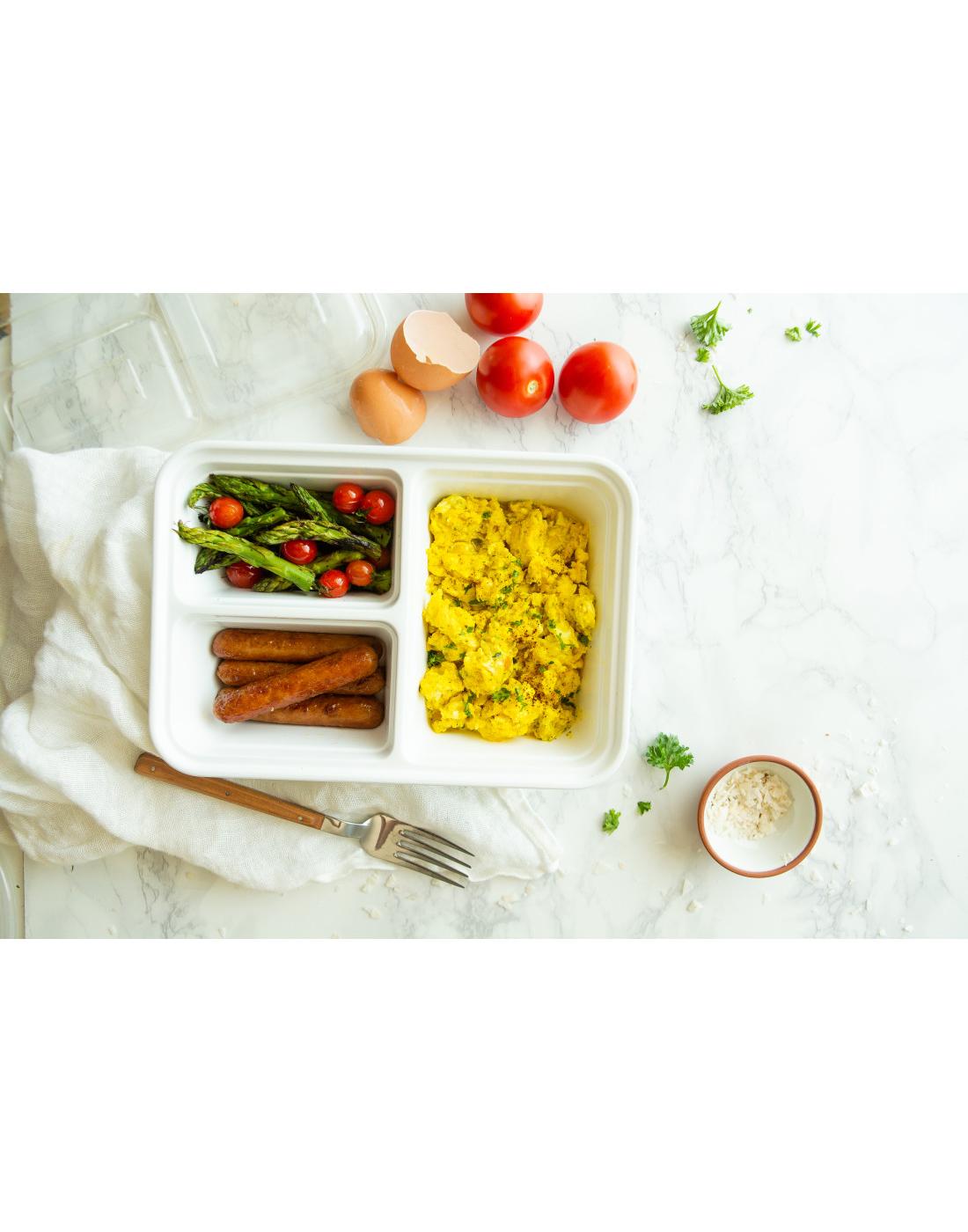 GoodCook 3 Compartment Rectangle Meal Prep Containers - Shop Food ...