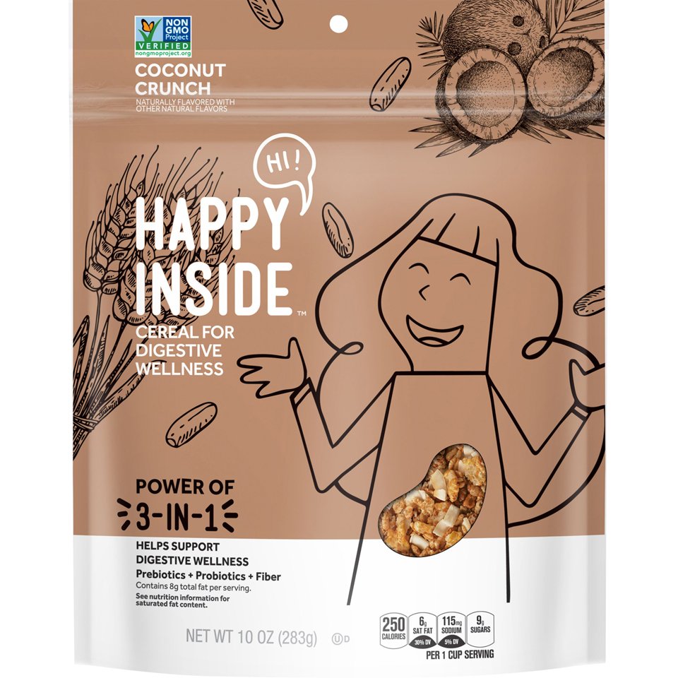Kellogg's HI! Happy Inside Breakfast Cereal Coconut Crunch - Shop ...
