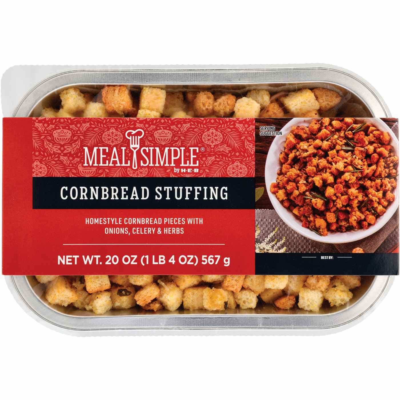 Meal Simple by H-E-B Cornbread Stuffing - Shop Entrees & sides at H-E-B