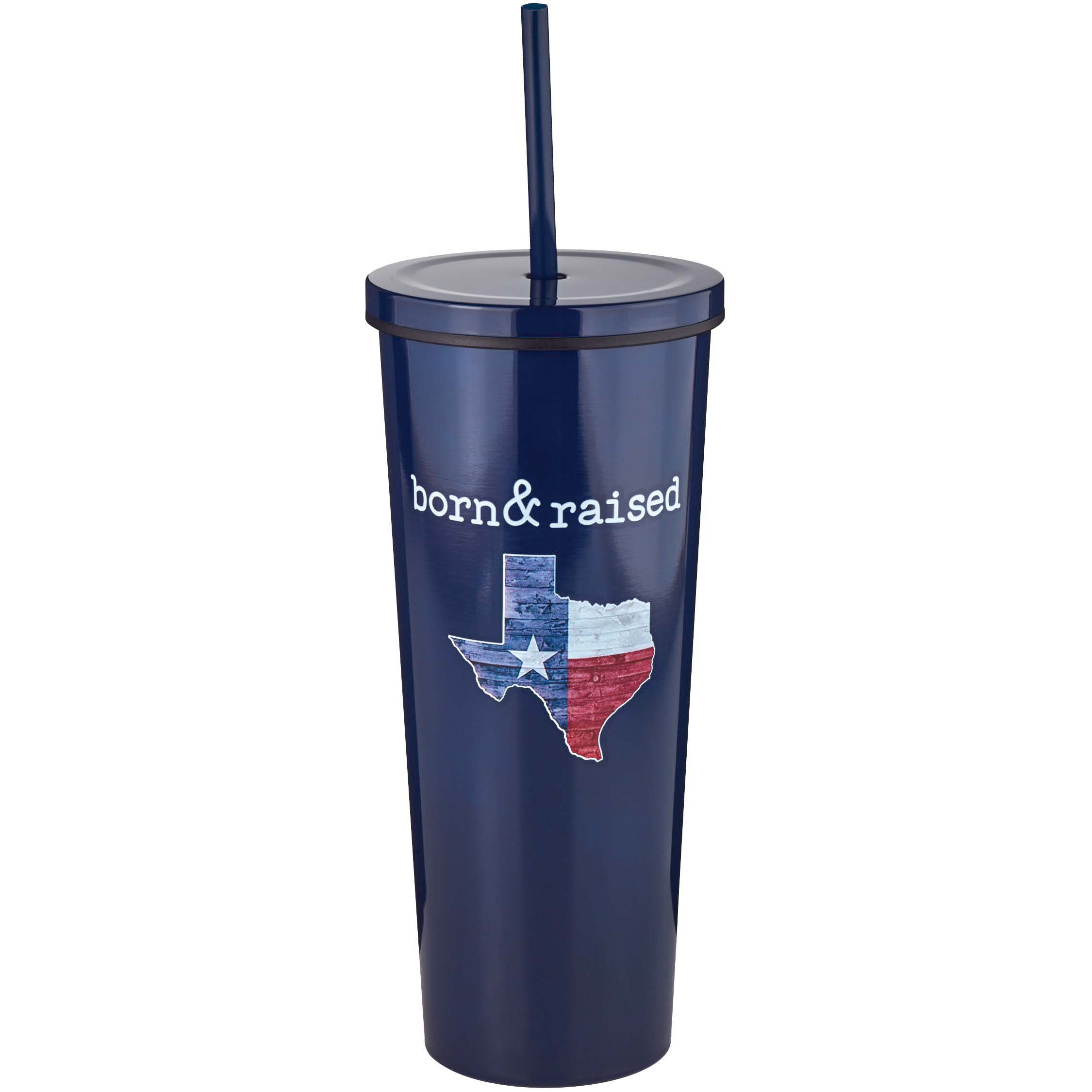 Haven & Key Stainless Steel Texas Born Straw Tumbler - Shop Travel & to-go at H-E-B