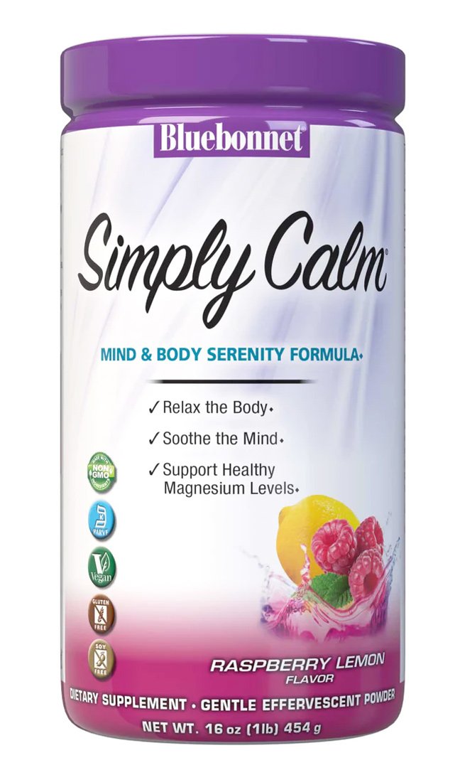 Bluebonnet Simply Calm Powder Raspberry Lemonade, 16 oz | Central ...