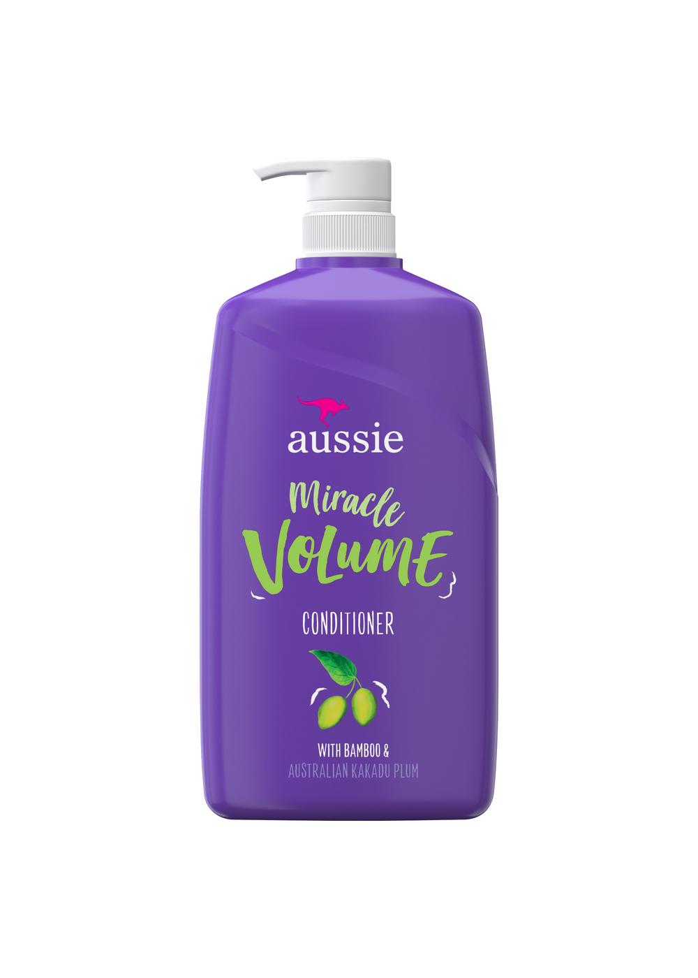 Aussie Miracle Volume Conditioner - Plum & Bamboo - Shop Shampoo ...