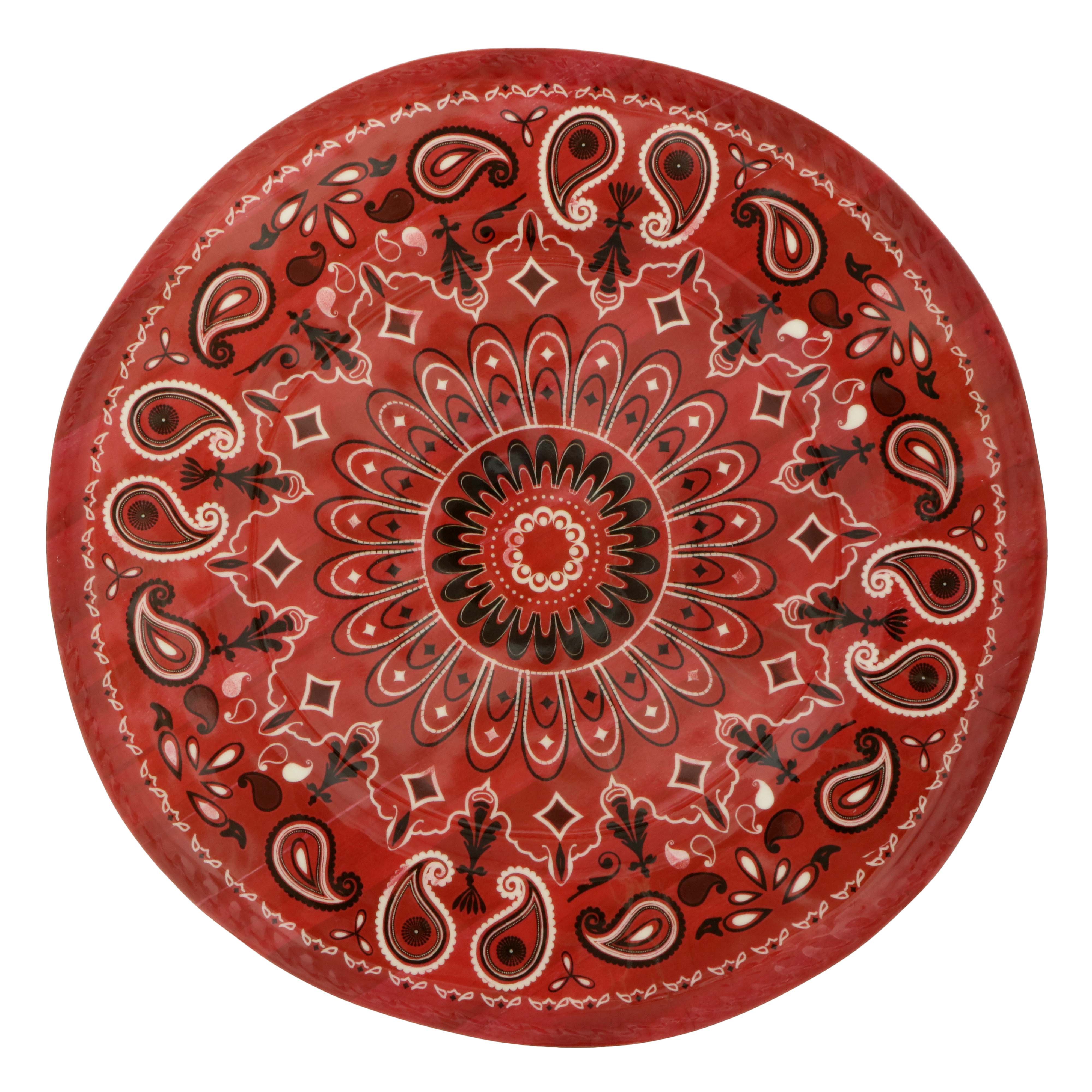 Haven & Key Vintage Melamine Bandana Dinner Plate - Shop Plates at H-E-B
