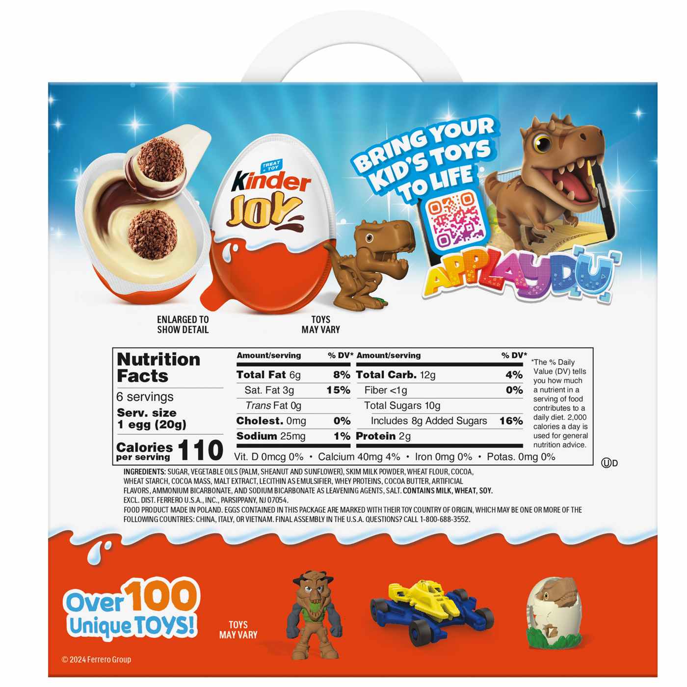 Kinder Joy Candy Egg + Toy Multi Pack - Shop Candy at H-E-B