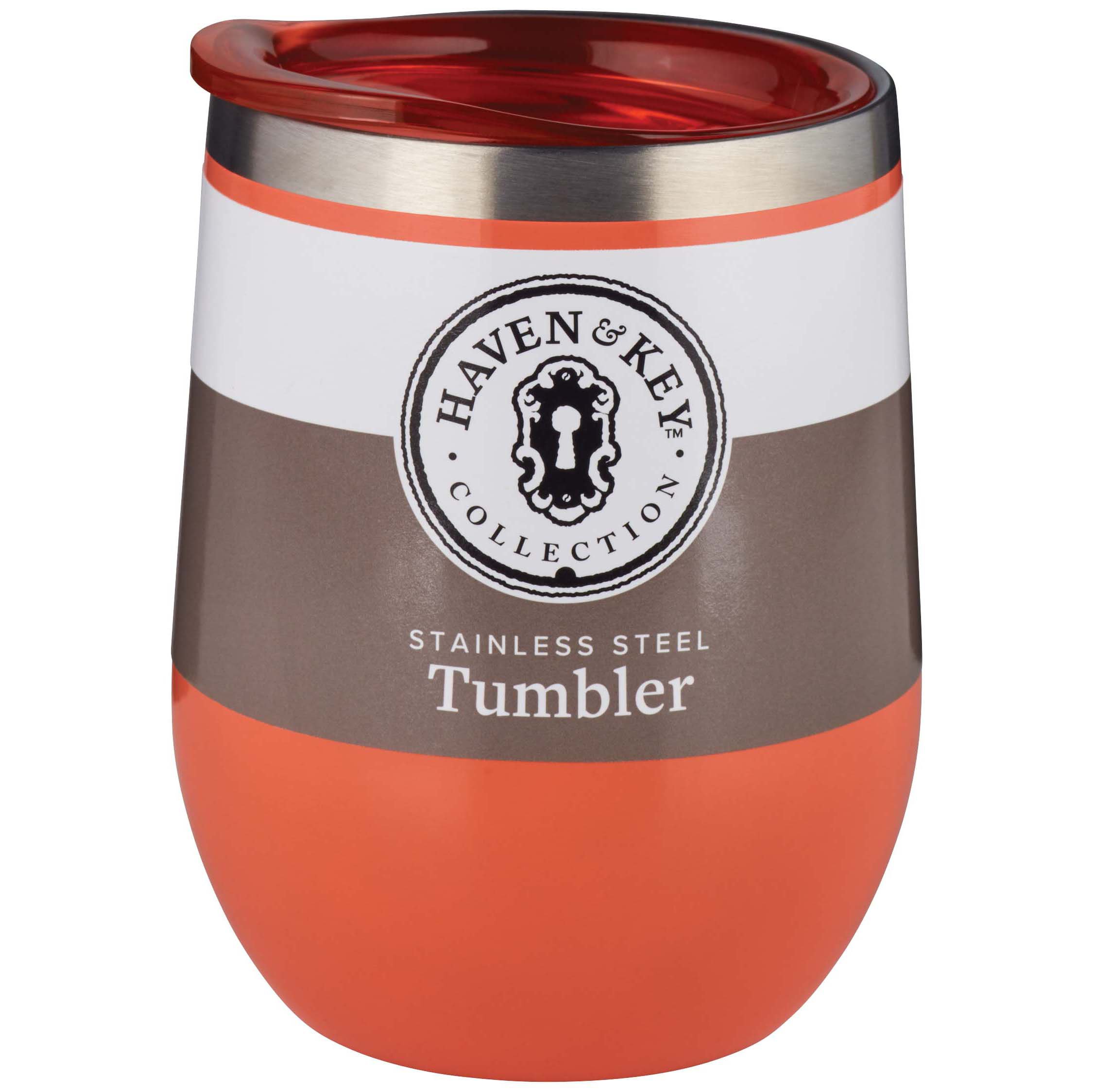 Haven & Key Stainless Steel Stemless Coral - Shop Travel & to-go at H-E-B