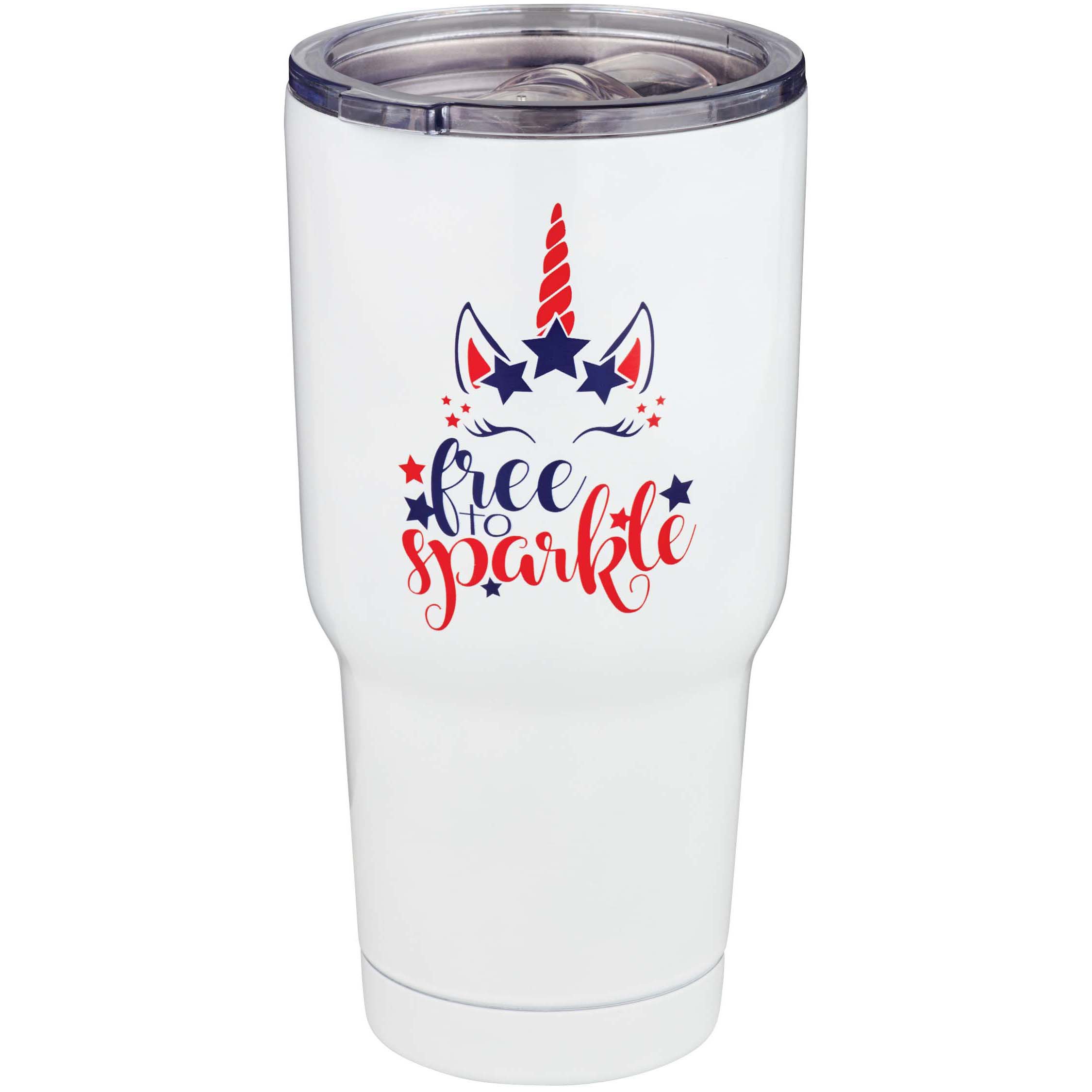 Haven & Key Stainless Steel Patriotic Unicorn Tumbler - Shop Travel ...