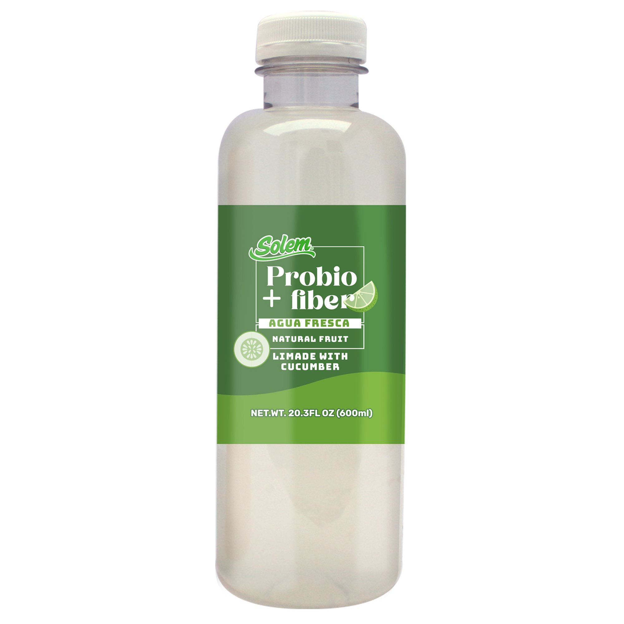 Solem Probio + Fiber Agua Fresca - Limade with Cucumber - Shop Juice at ...