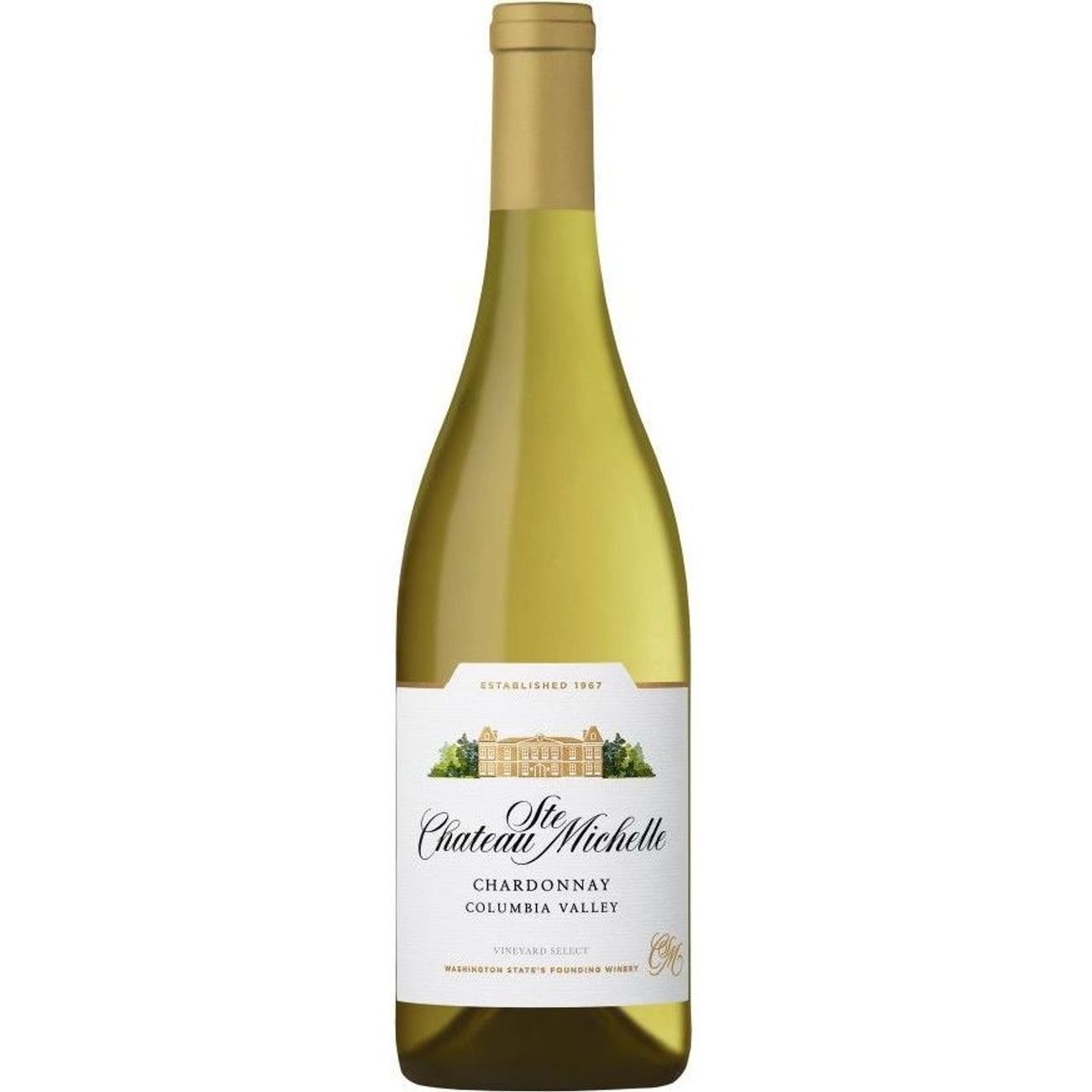 Chateau Ste. Michelle Chardonnay Vineyard Select - Shop Beer & Wine at ...