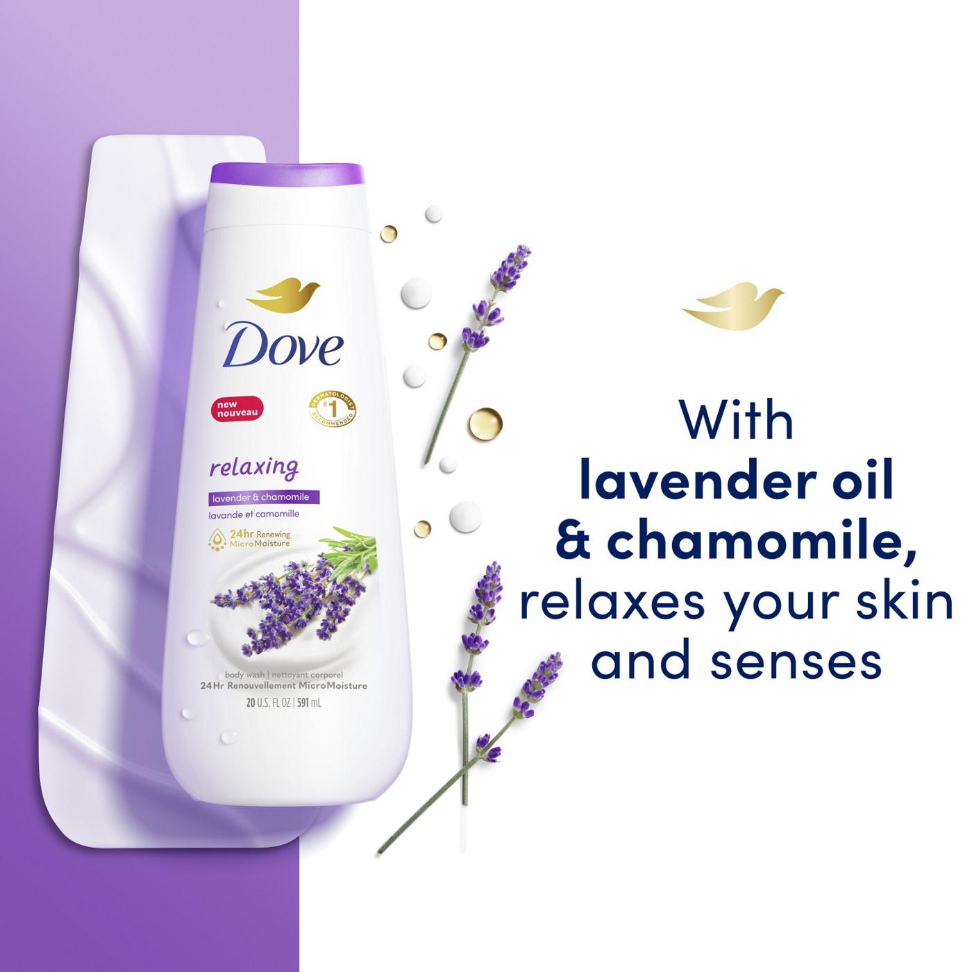 Dove Relaxing Body Wash - Lavender Oil & Chamomile - Shop Body wash at ...