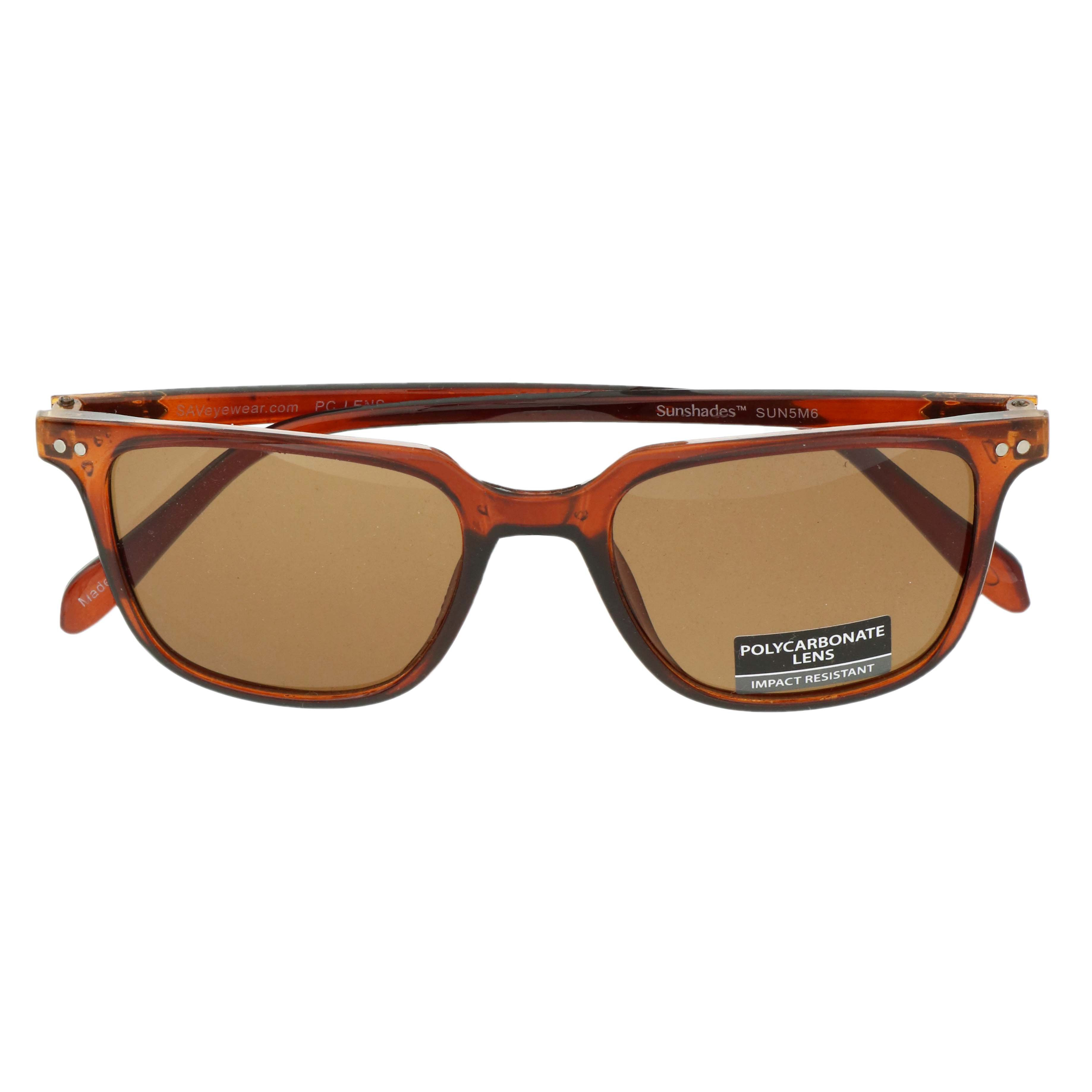 Select A Vision Men's Sunglasses Wayfarer Metal Rim - Shop Eyewear ...