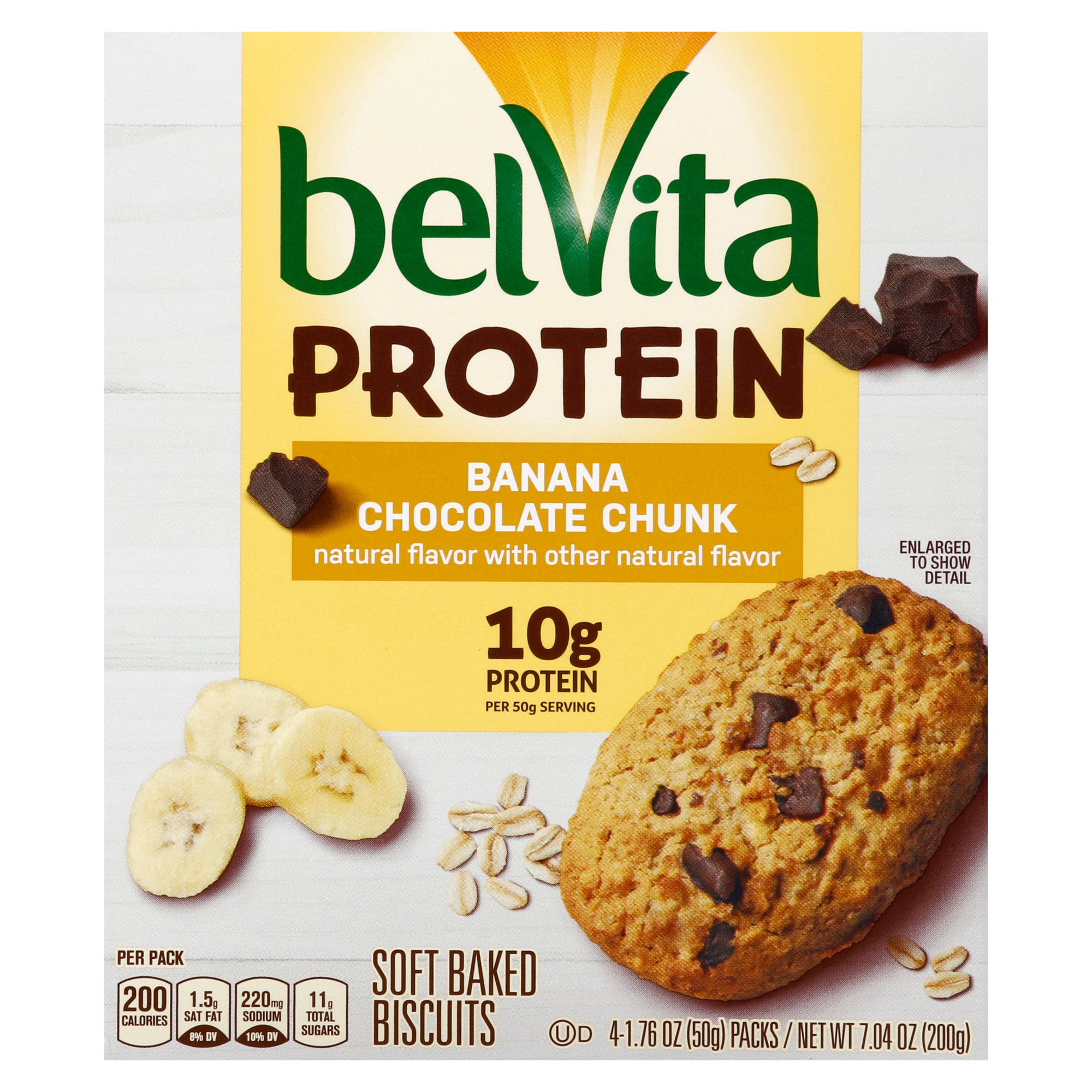 Nabisco Belvita Protein Banana Chocolate Chunk Soft Baked Biscuits ...