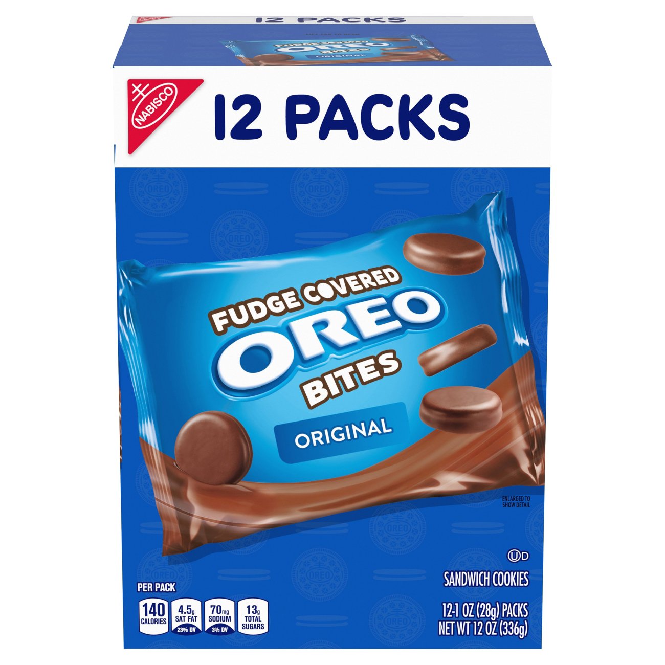OREO Bites Fudge Covered Sandwich Cookies Multipack - Shop Cookies at H-E-B