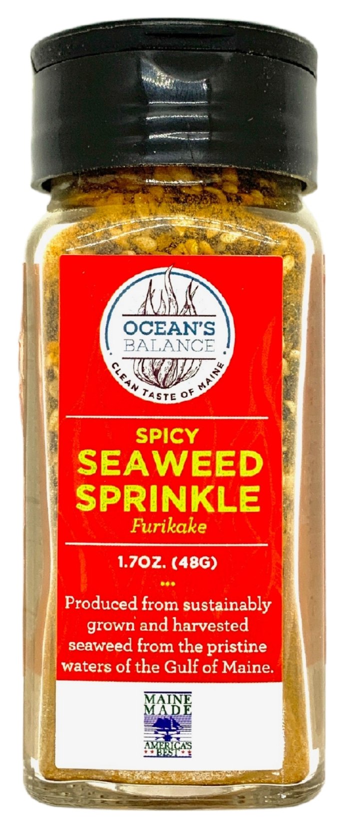Ocean's Balance Spicy Seaweed Sprinkles, 1.7 oz | Central Market ...