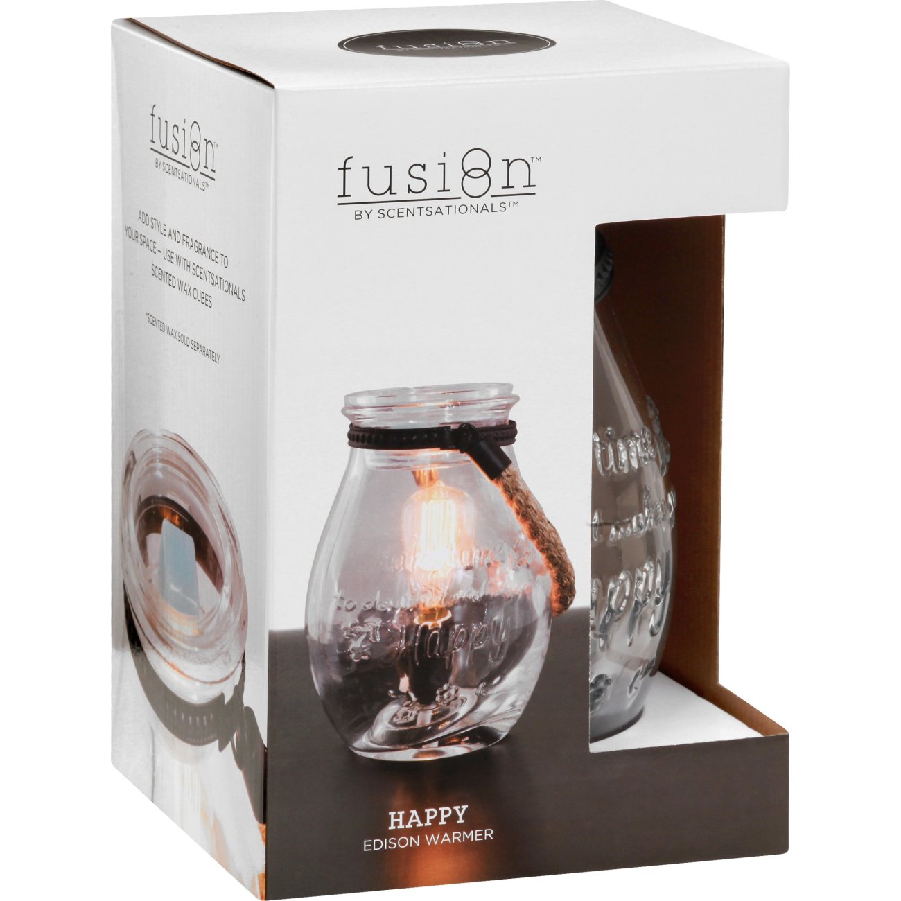 Fusion Scentsationals Full Size Warmer Happy Edison - Shop Diffusers at ...