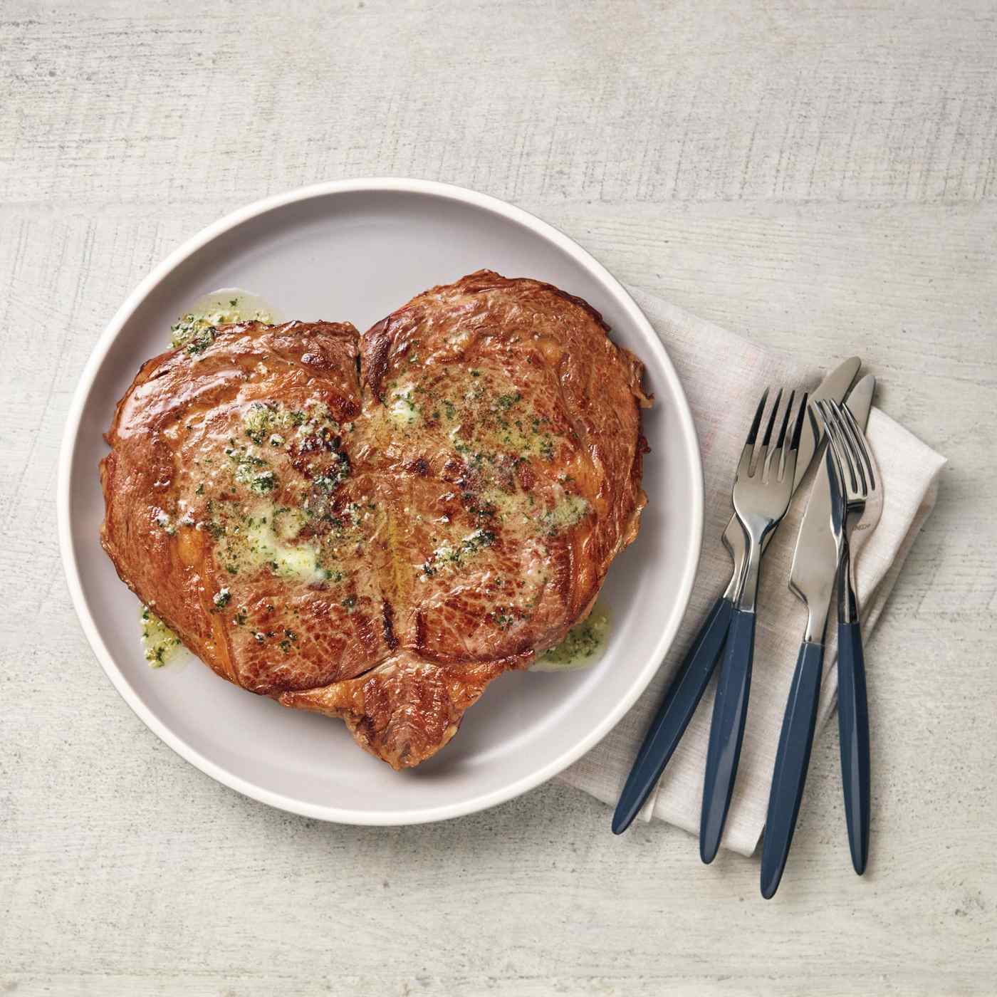 Meal Simple by H-E-B Boneless Ribeye Sweetheart Steak - USDA Choice ...