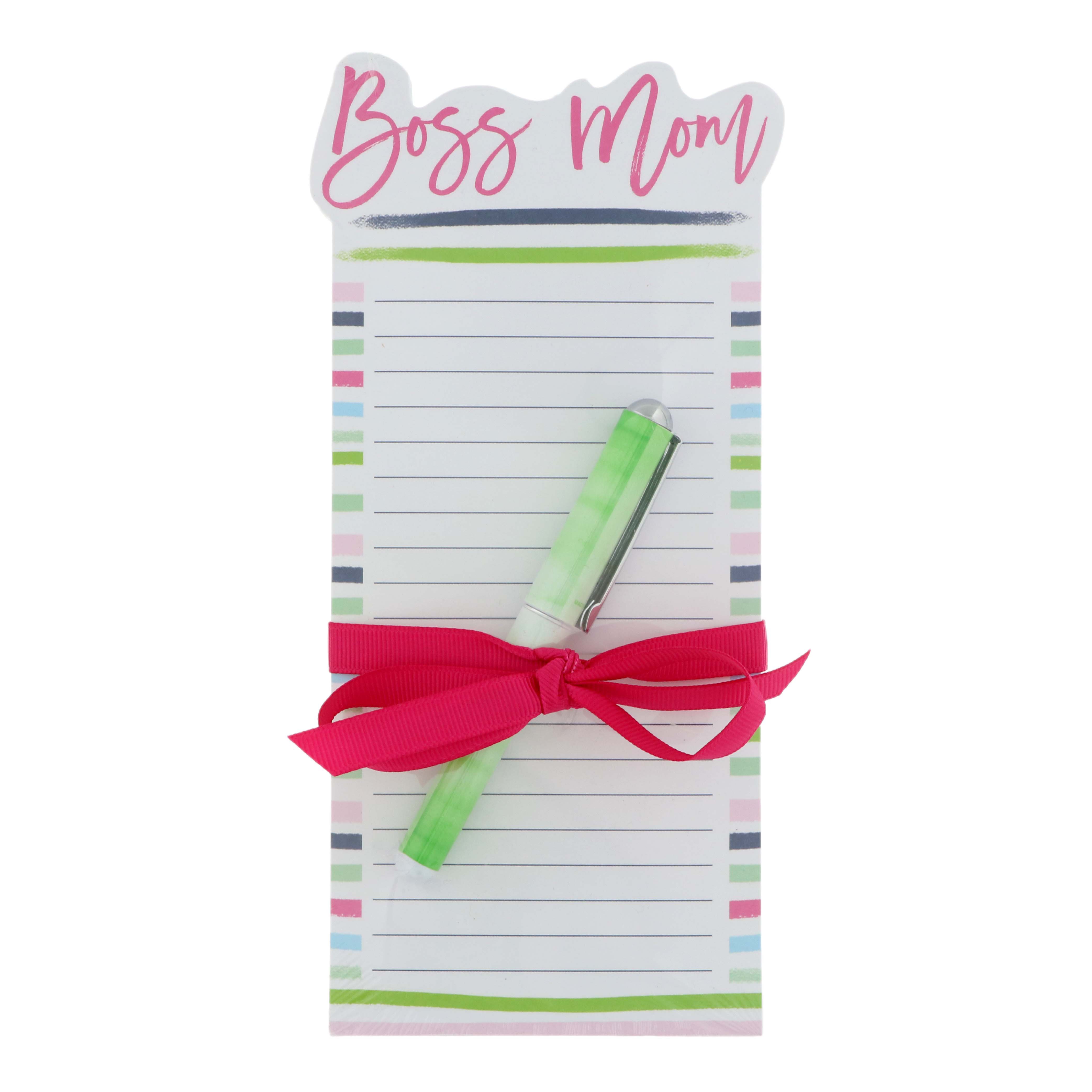 Lady Jayne Boss Mom Notepad with Pen - Shop Sticky notes & index cards ...