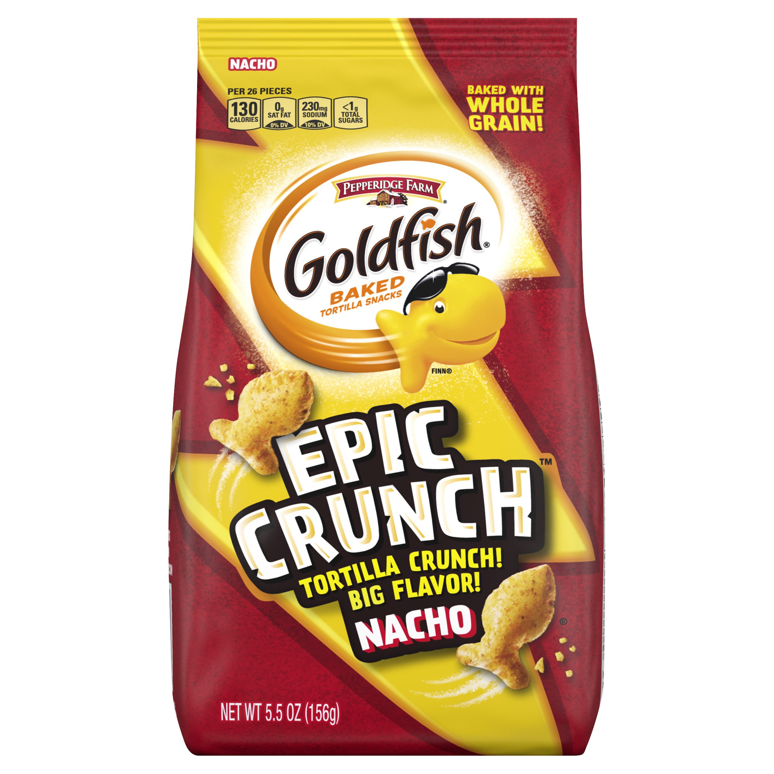 Pepperidge Farm Goldfish Epic Crunch Nacho Baked Tortilla Snacks - Shop ...