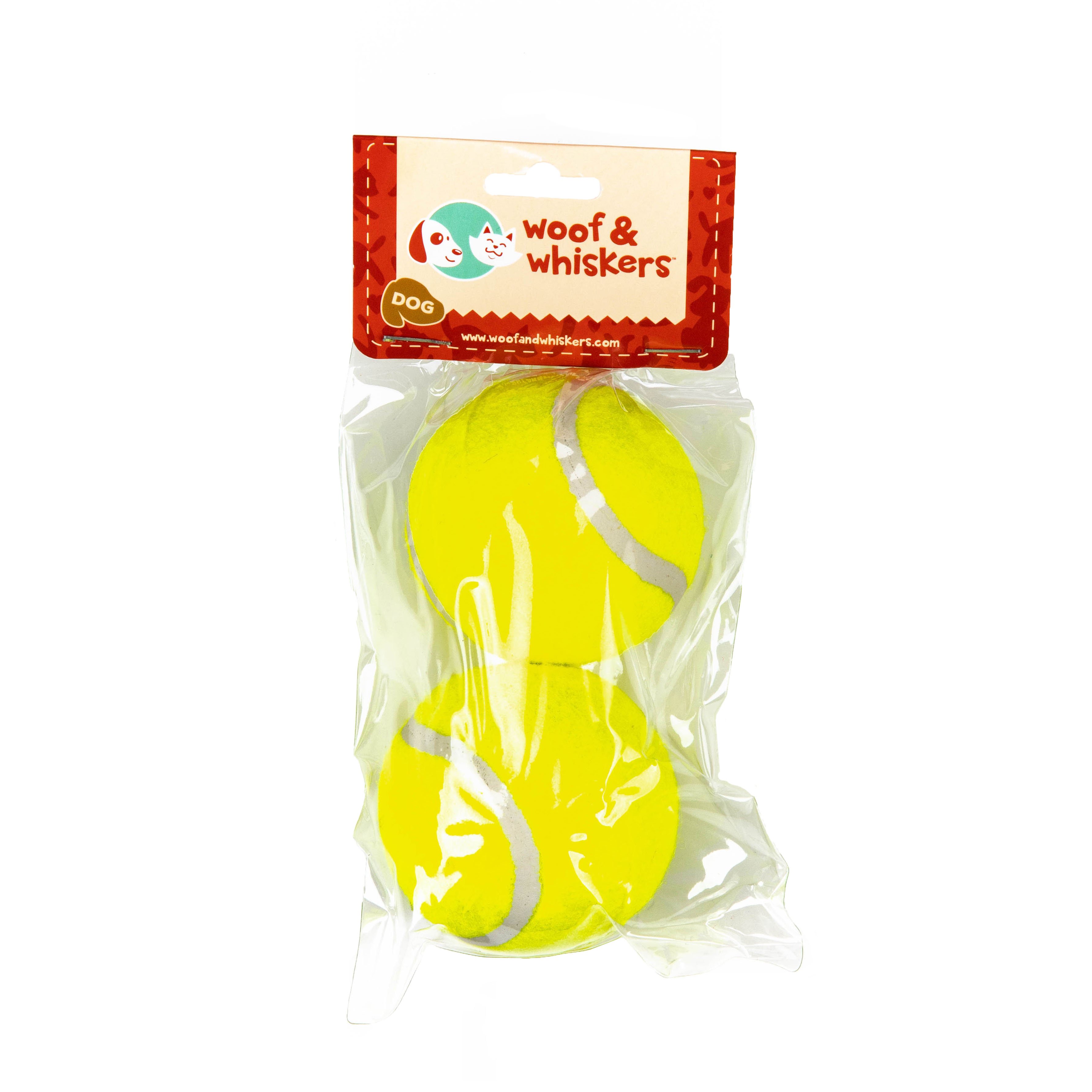 Woof & Whiskers Dog Tennis Balls - Shop Balls & fetch toys at H-E-B