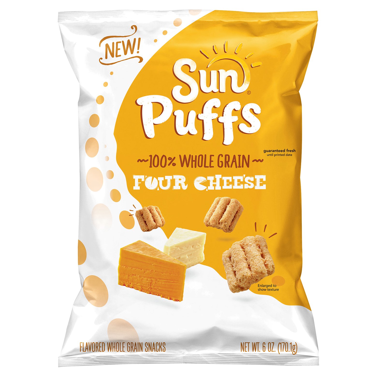 SUNCHIPS [5839] Puffs Four Cheese Whole Grain Snacks - Shop Chips at H-E-B